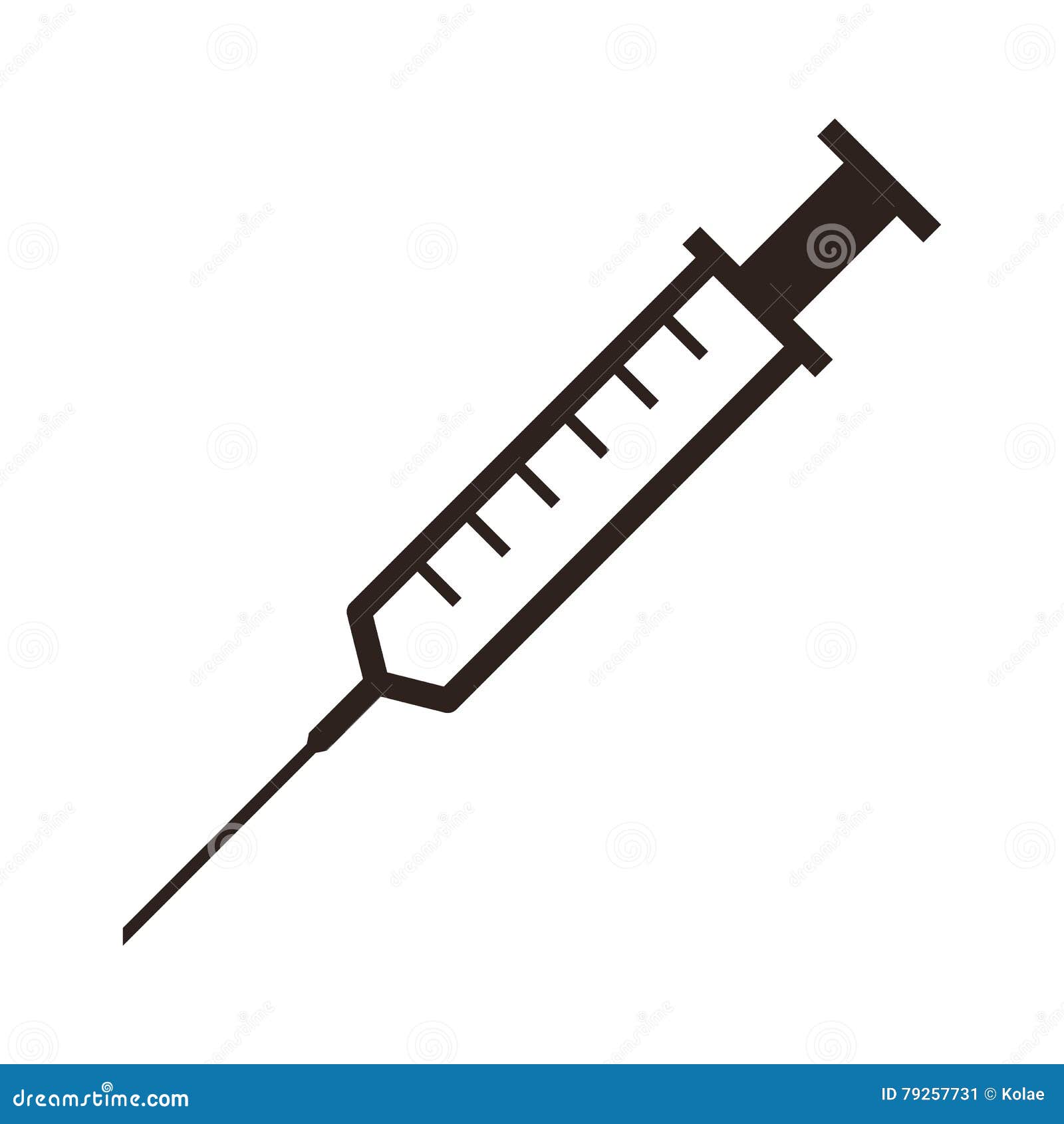 Injection Syringe Icon Cartoon Vector | CartoonDealer.com #79434077