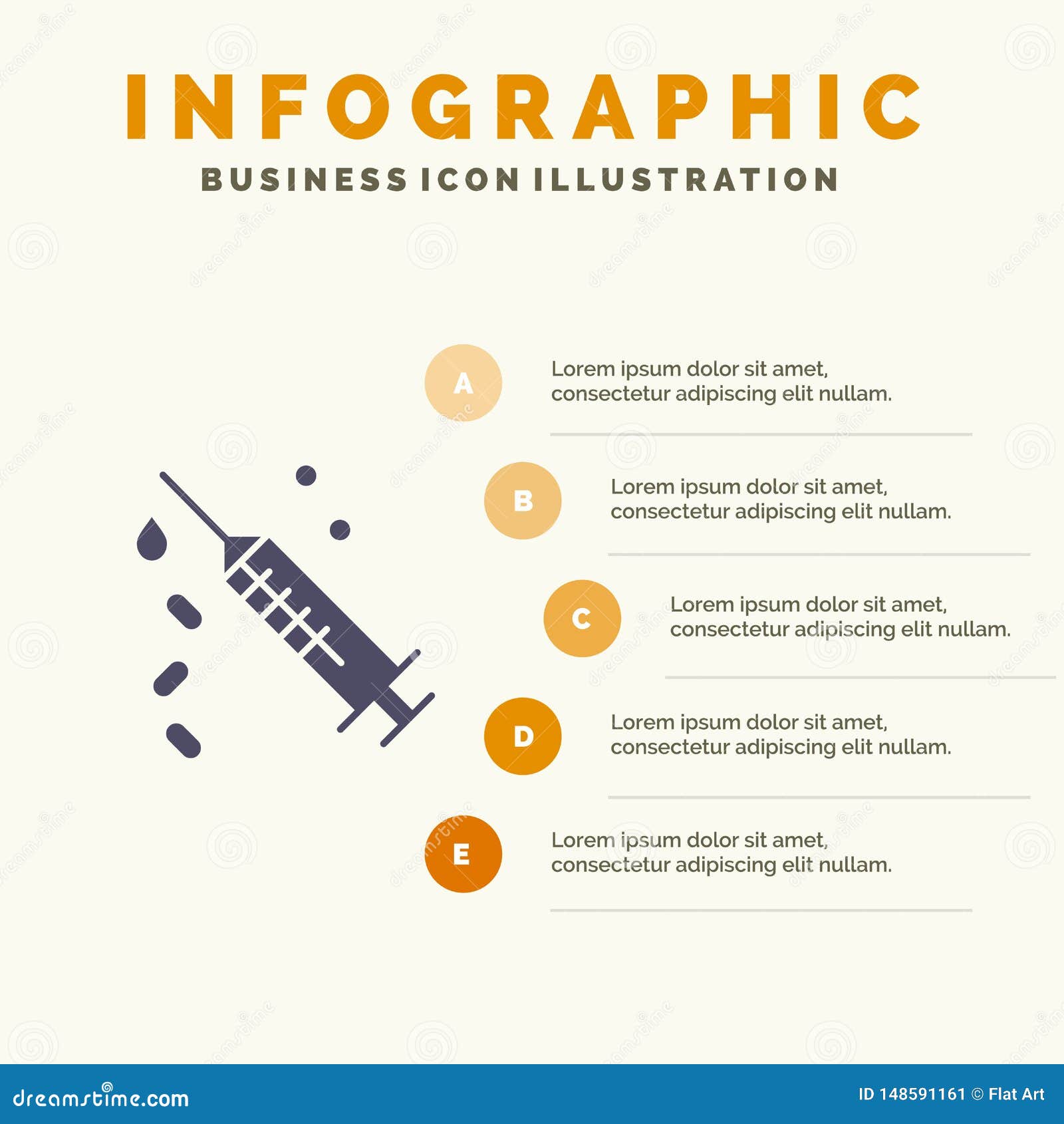 Injection, Syringe, Vaccine, Treatment Infographics Presentation ...