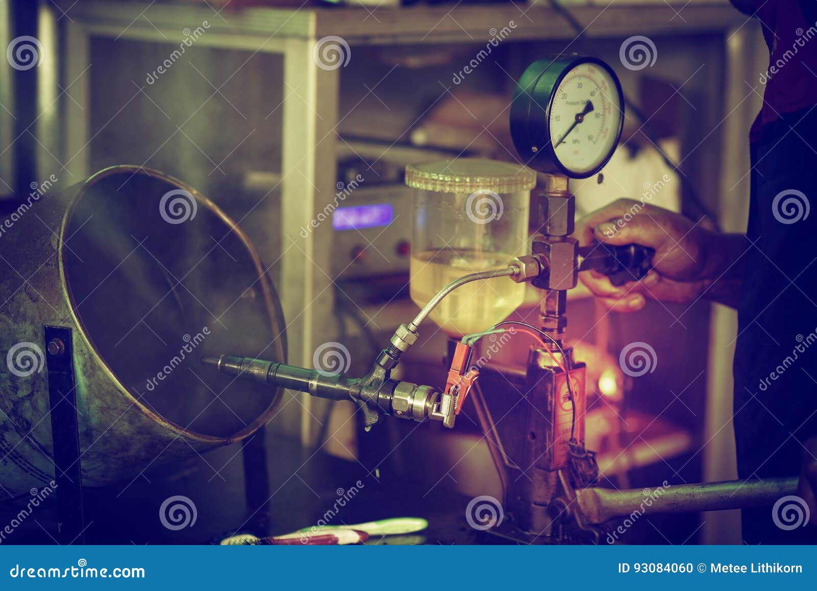 Injection System Testing stock photo. Image of belt, internal - 93084060