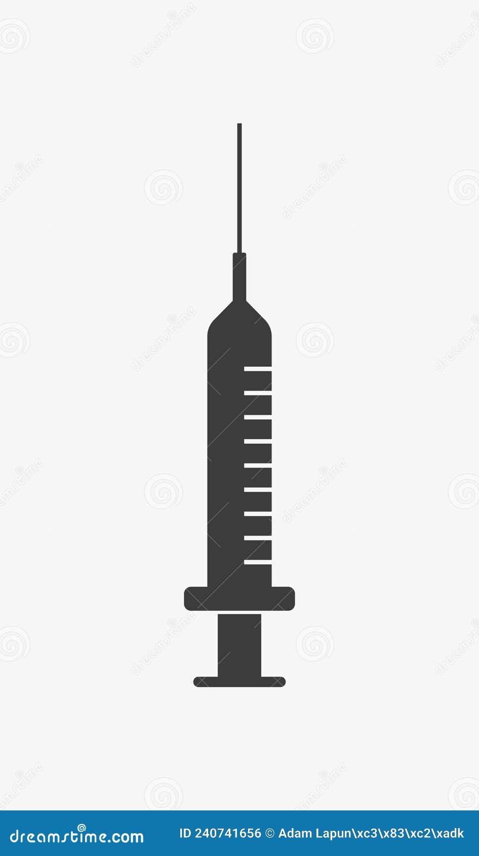 Injection Vector Icon Isolated on White Bakground Stock Vector ...