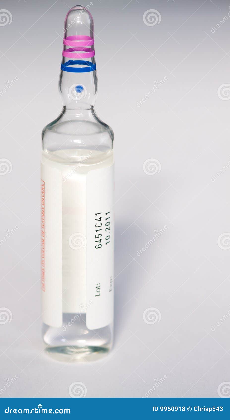 Injection Vial, Syringe And Alcohol Pad For Disinfection On A White ...