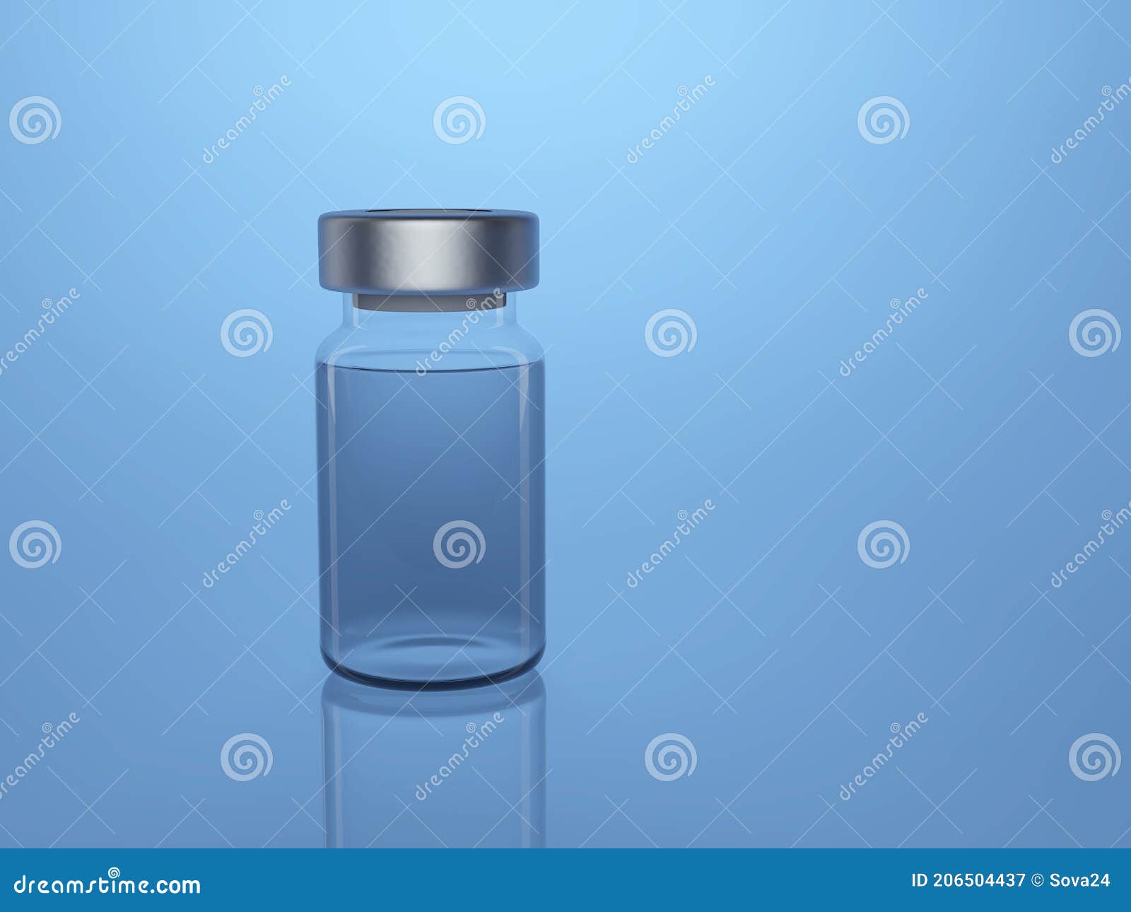 Injection vial stock illustration. Illustration of ampule - 206504437