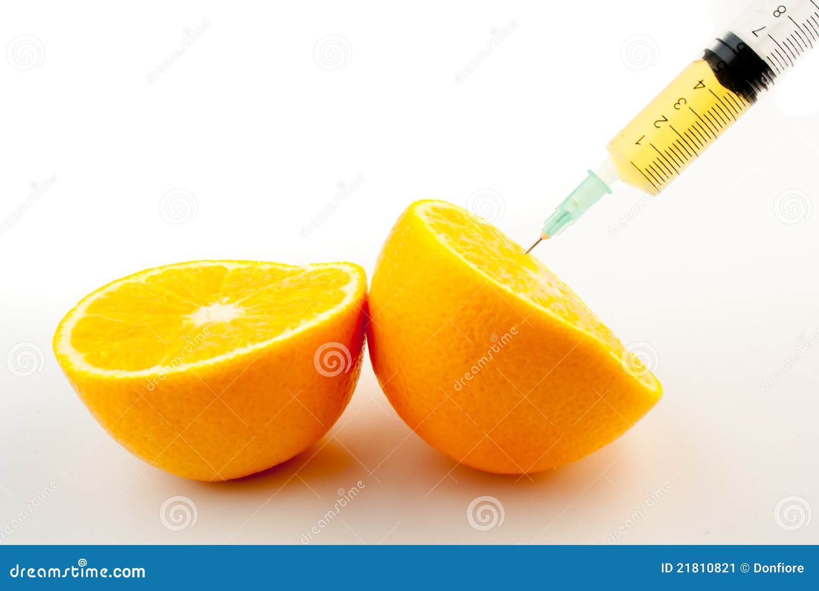 Injection of vitamins stock image. Image of agriculture - 21810821