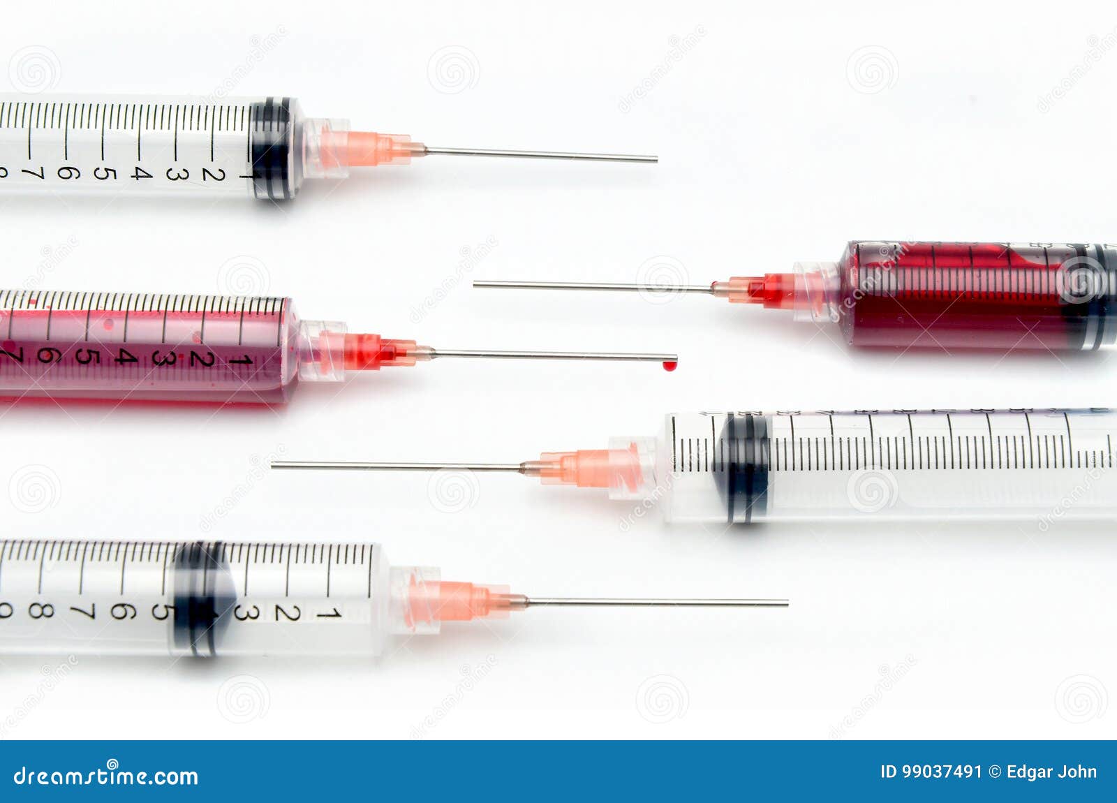 Injection on White Background Stock Image - Image of hospital, blue ...