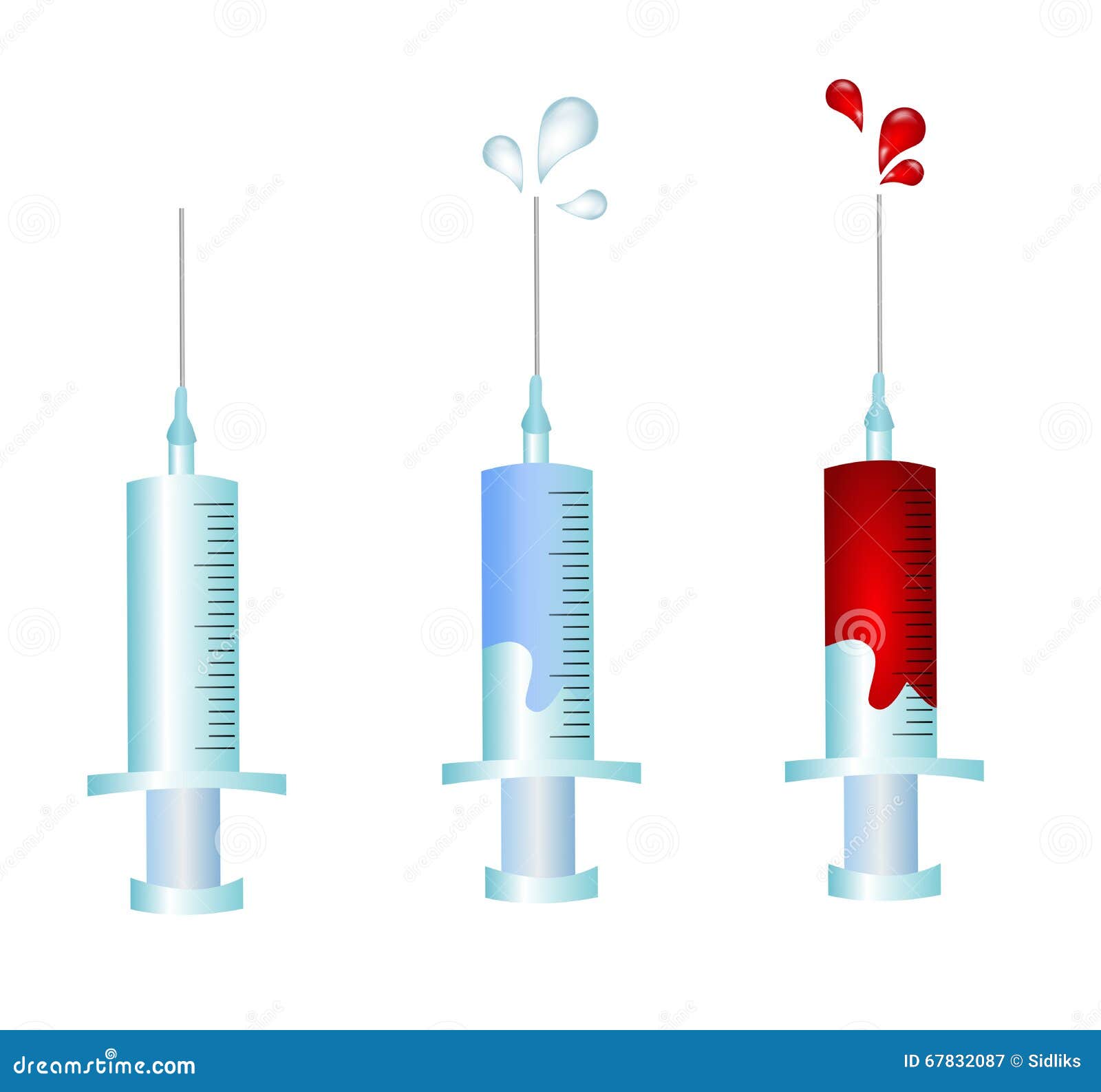 Injections Set Illustration Stock Illustration - Illustration of ...