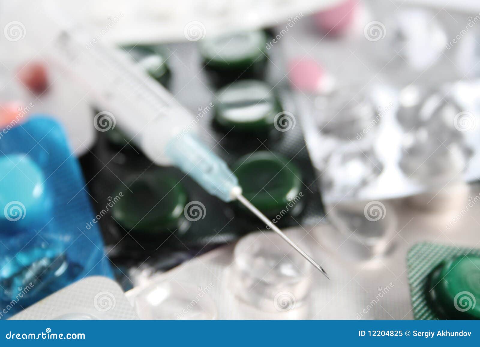 Injector stock image. Image of medicine, drug, syringe - 12204825