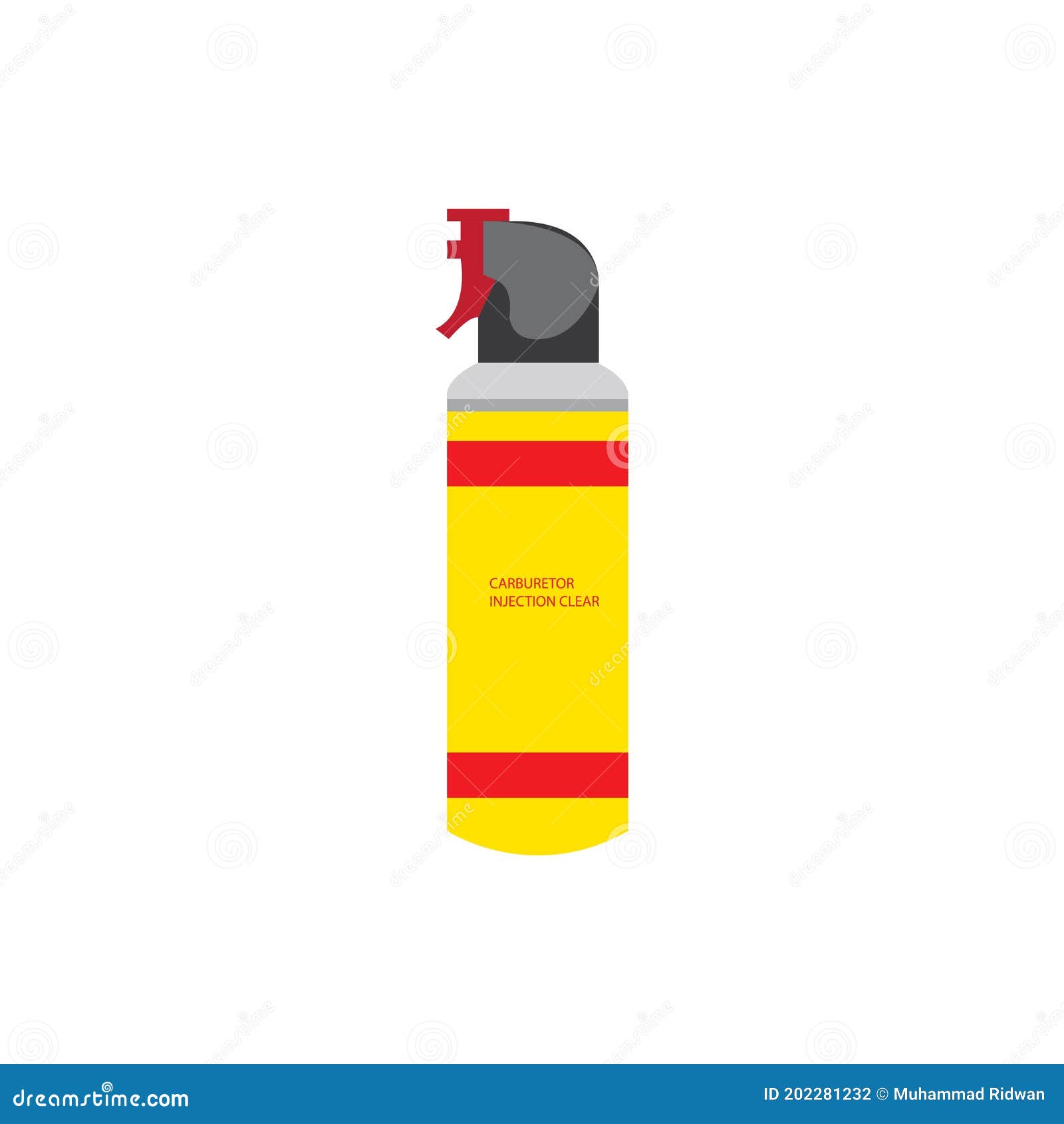 Injector Cleaner Spray Vector Design Stock Vector - Illustration of ...