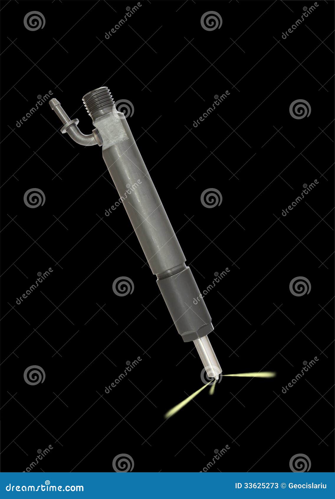 Injector diesel stock image. Image of diesel, shiny, motor - 33625273