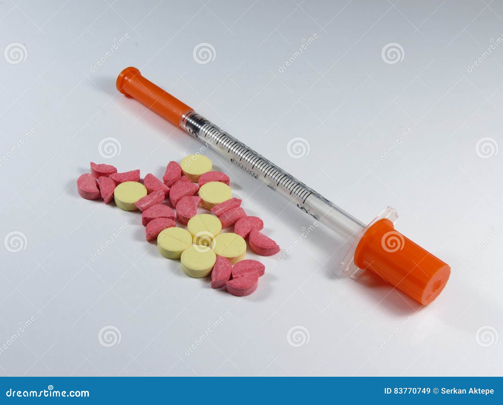 Injector and Medicines for Healt. Stock Image - Image of medicines ...