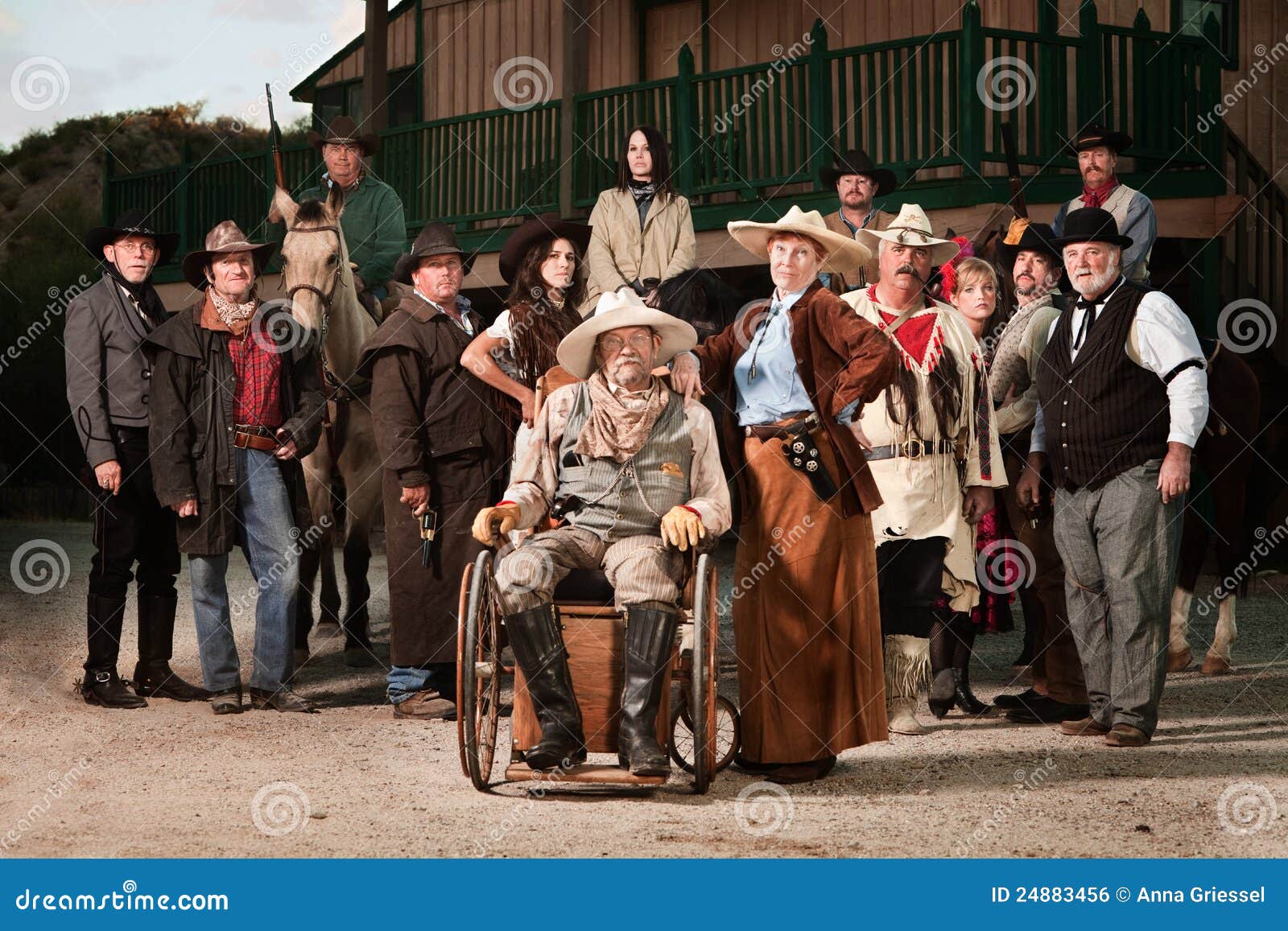 Injured Cowboy with W stock photo. Image of caucasian - 24883456