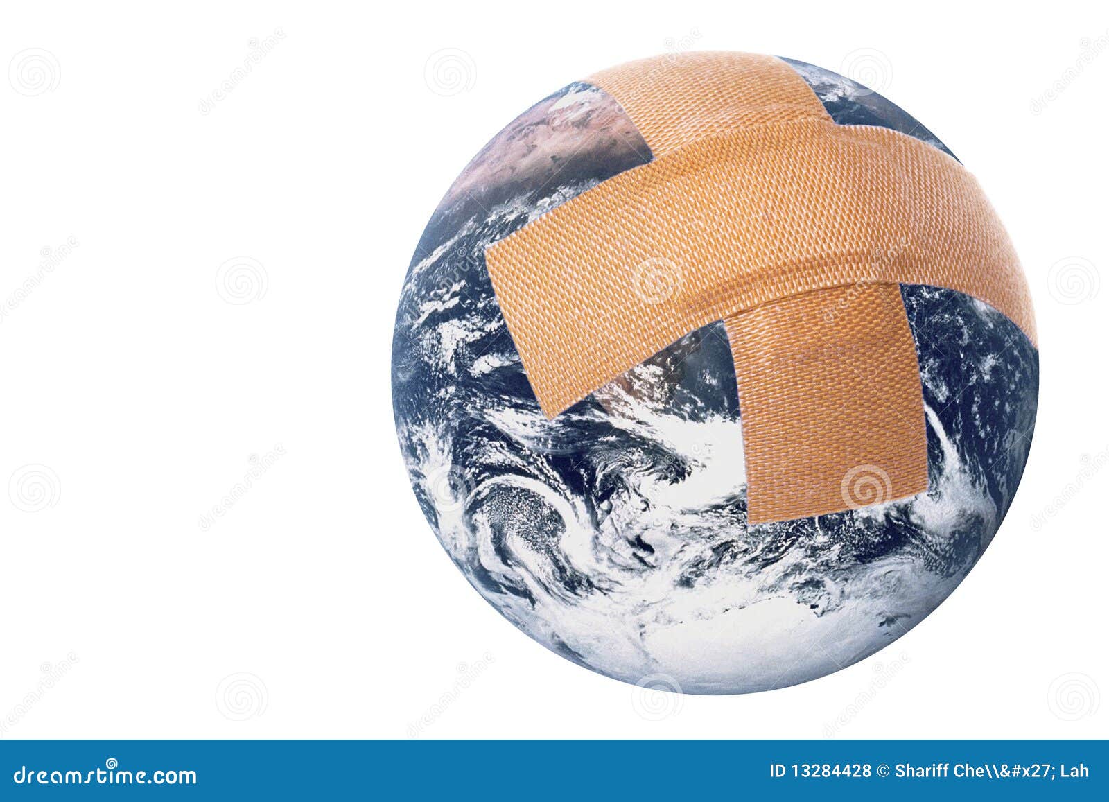 Injured Earth Isolated stock photo. Image of isolated - 13284428