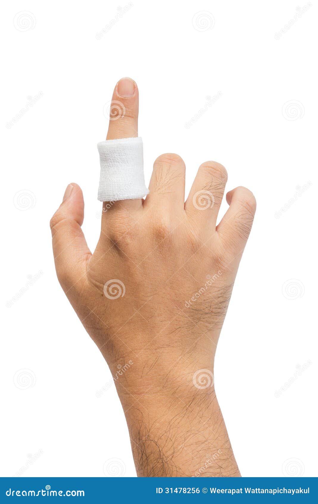 Injured finger stock photo. Image of medical, treat, stretch - 31478256