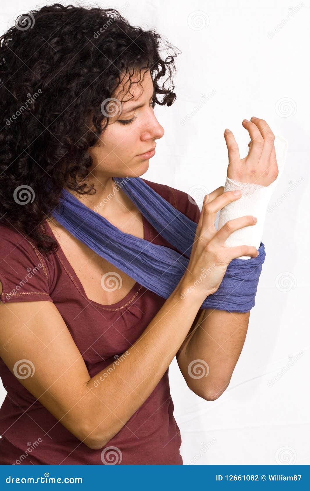 Injured hand stock photo. Image of fracture, body, caucasian - 12661082