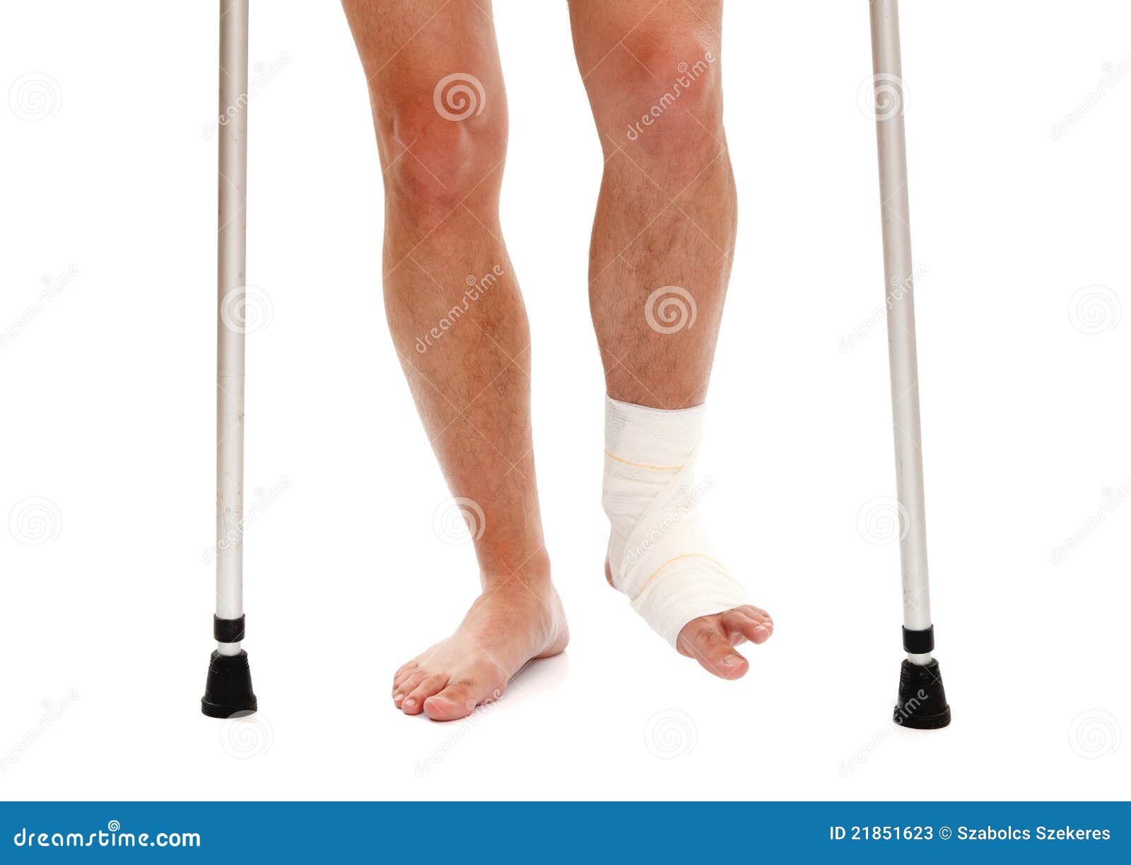 Injured leg stock image. Image of protection, injury - 21851623