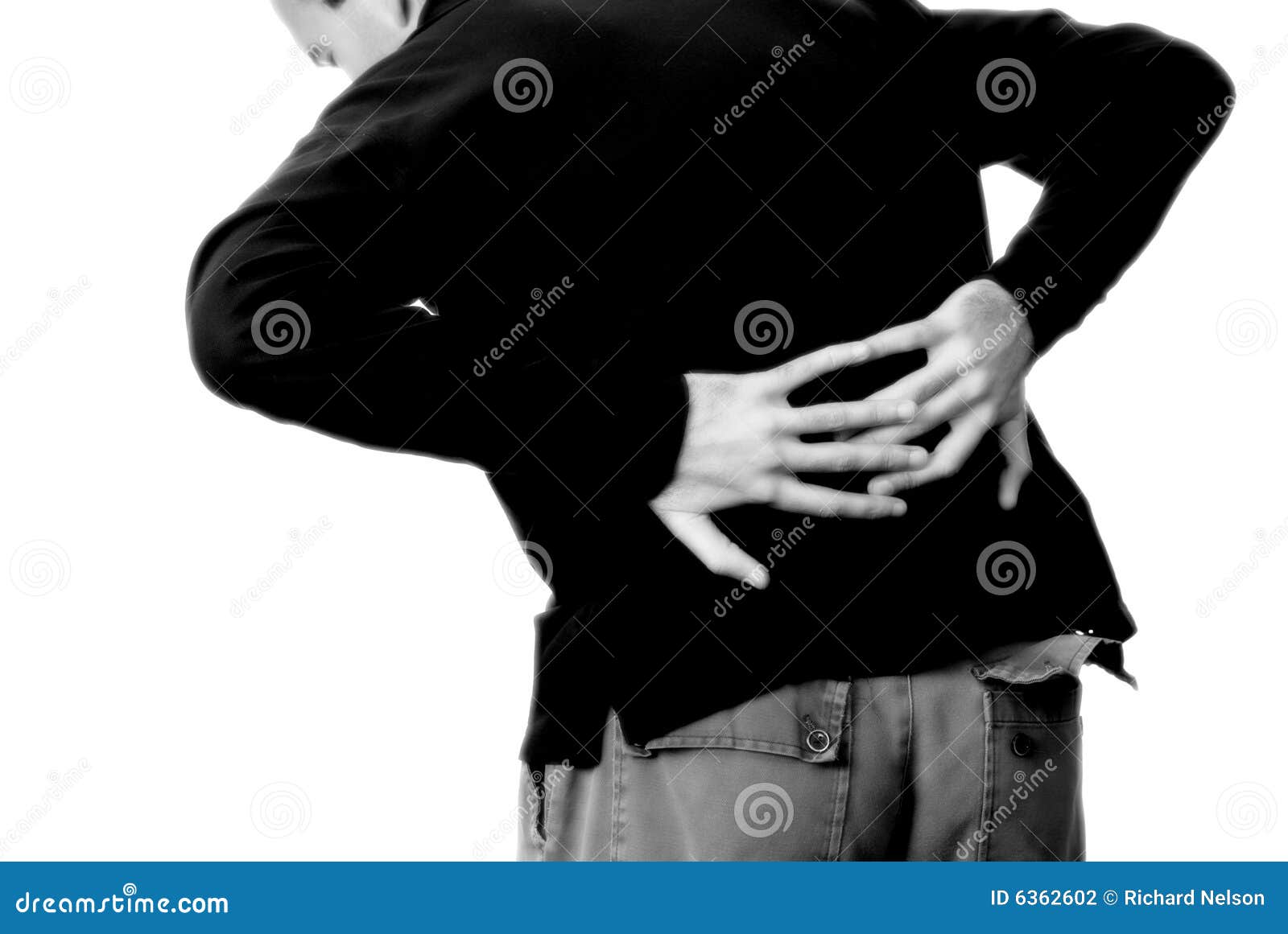 Injured Man stock photo. Image of stress, injury, backache - 6362602