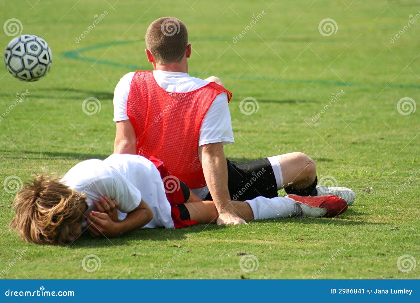 Injured Players stock image. Image of speed, collide, hard - 2986841