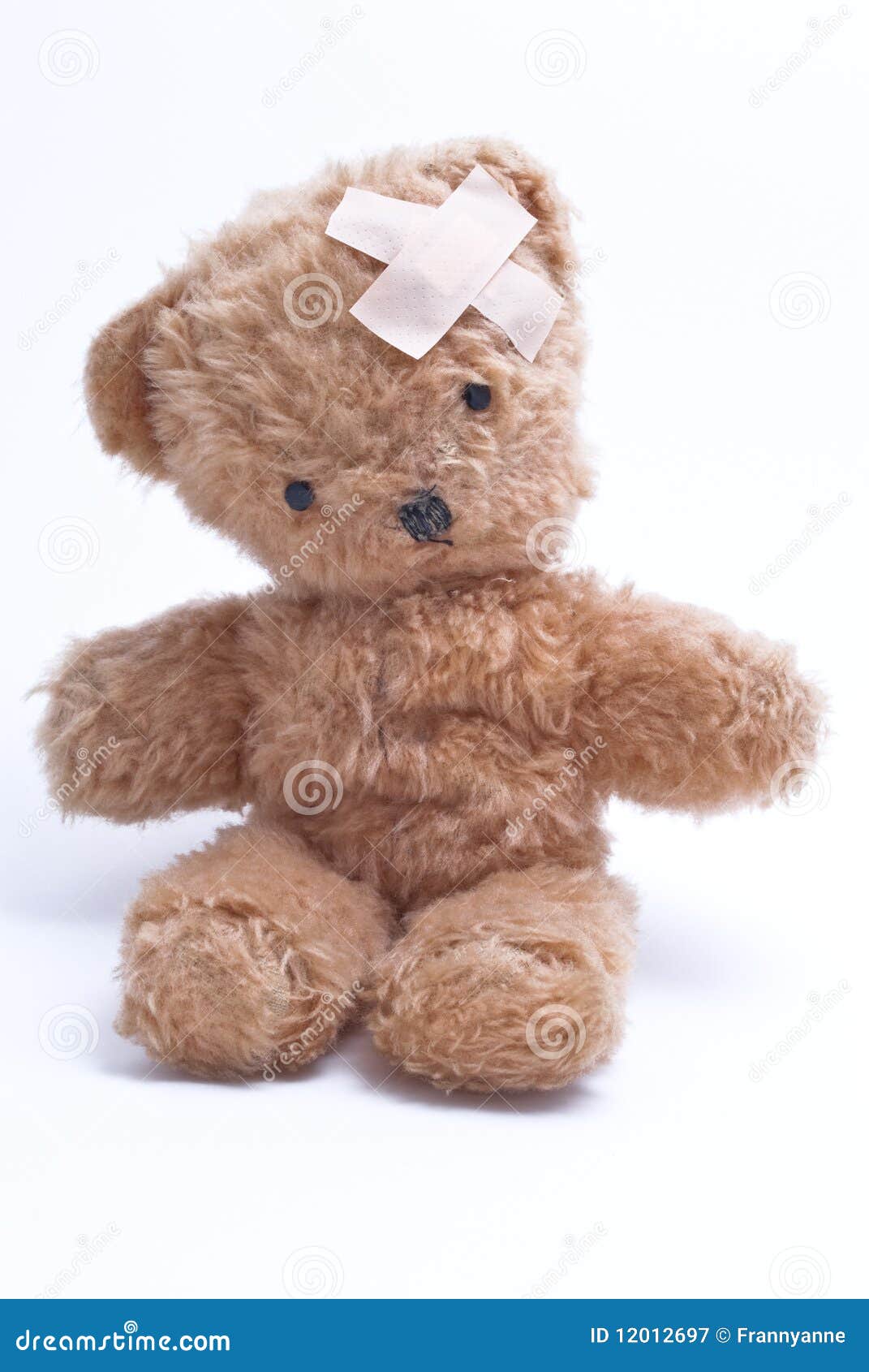 Injured Teddy Bear stock image. Image of bear, brown - 12012697