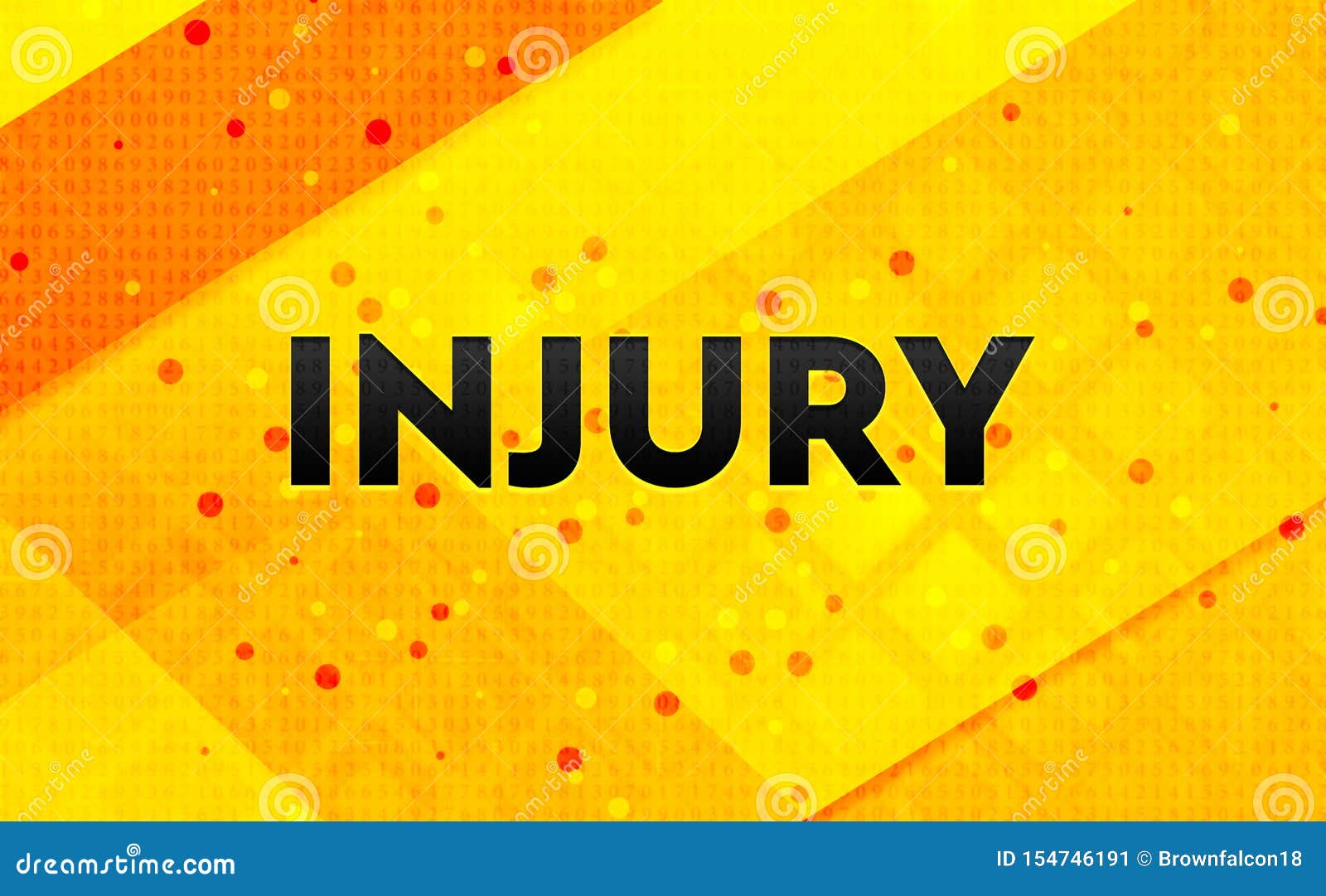 Injury Banner. Infographic. Vector Signs For Web Graphics ...