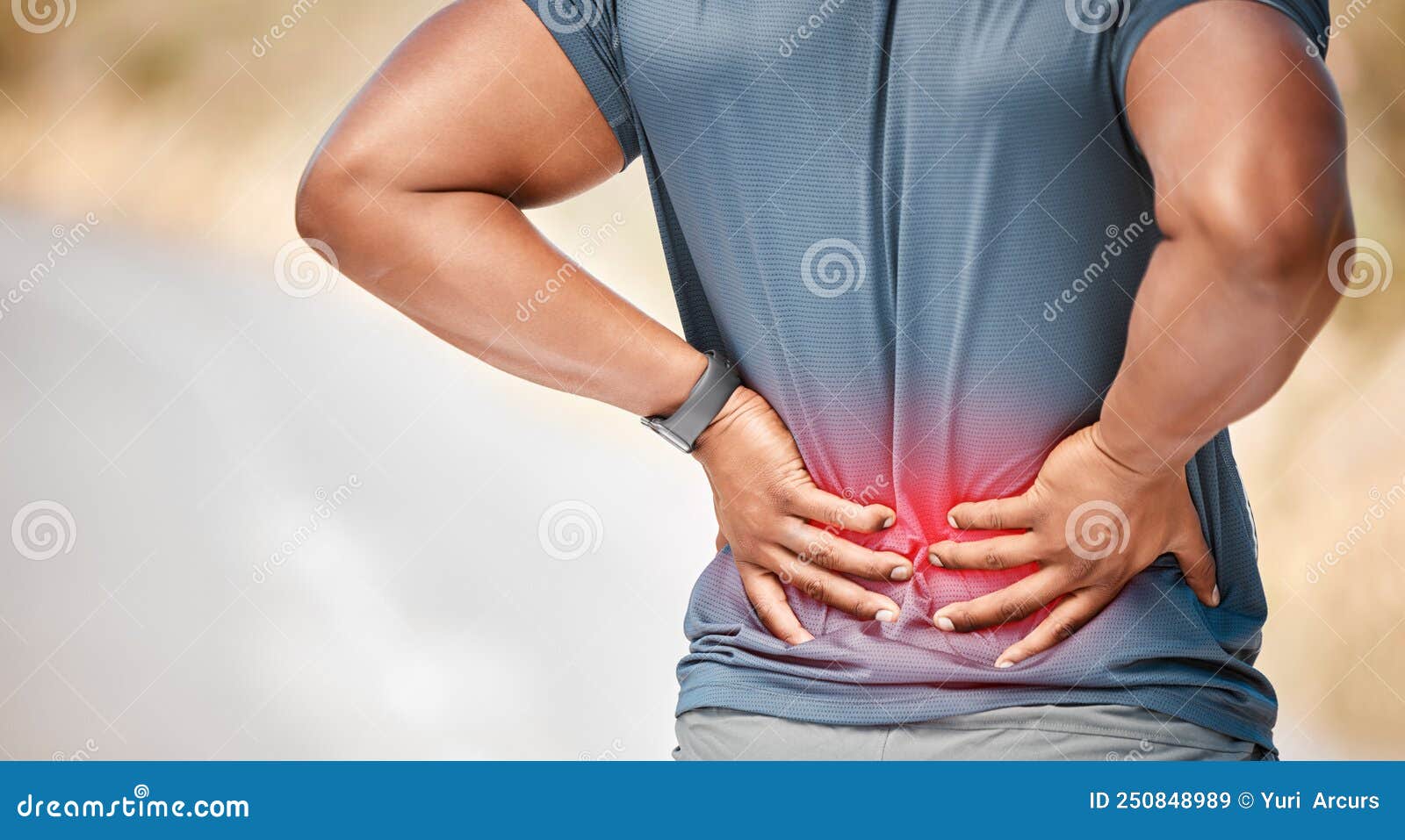 This Injury is really Getting in the Way of Progress. Shot of an ...