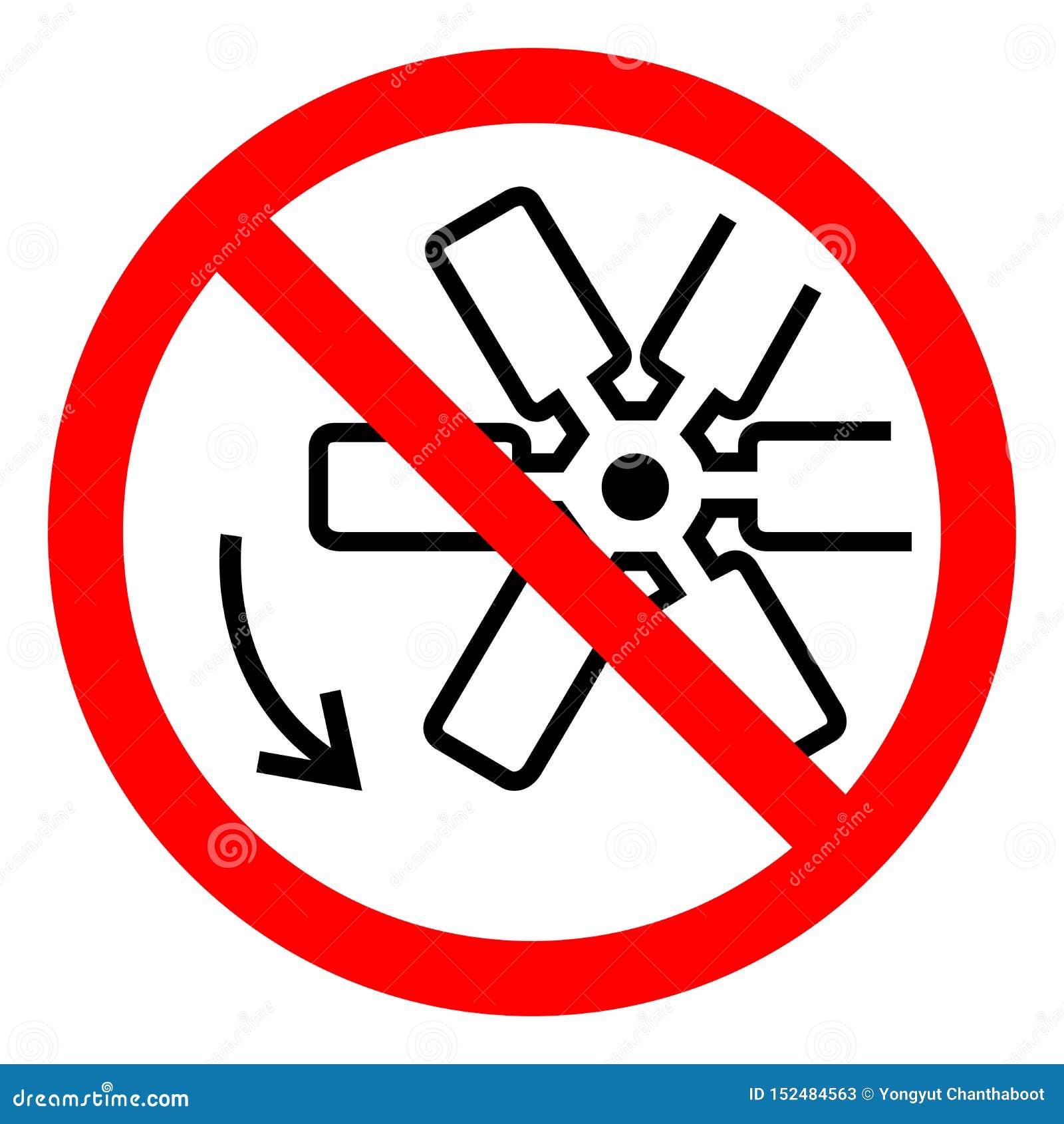 Injury Hazard Rotating Fan Blade Symbol Sign, Vector Illustration ... Injury Hazard Rotating Fan Blade Symbol Sign, Vector Illustration ...
