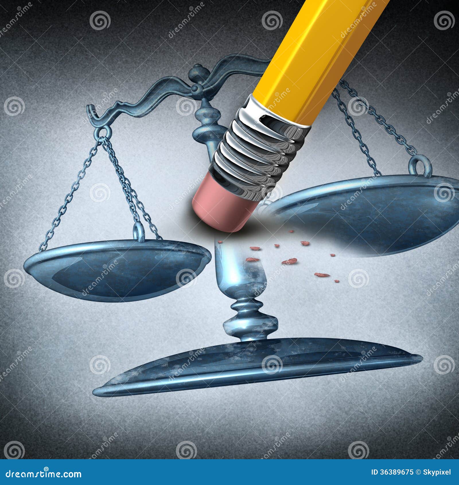Injustice Et Discrimination Illustration Stock - Illustration du gomme ...