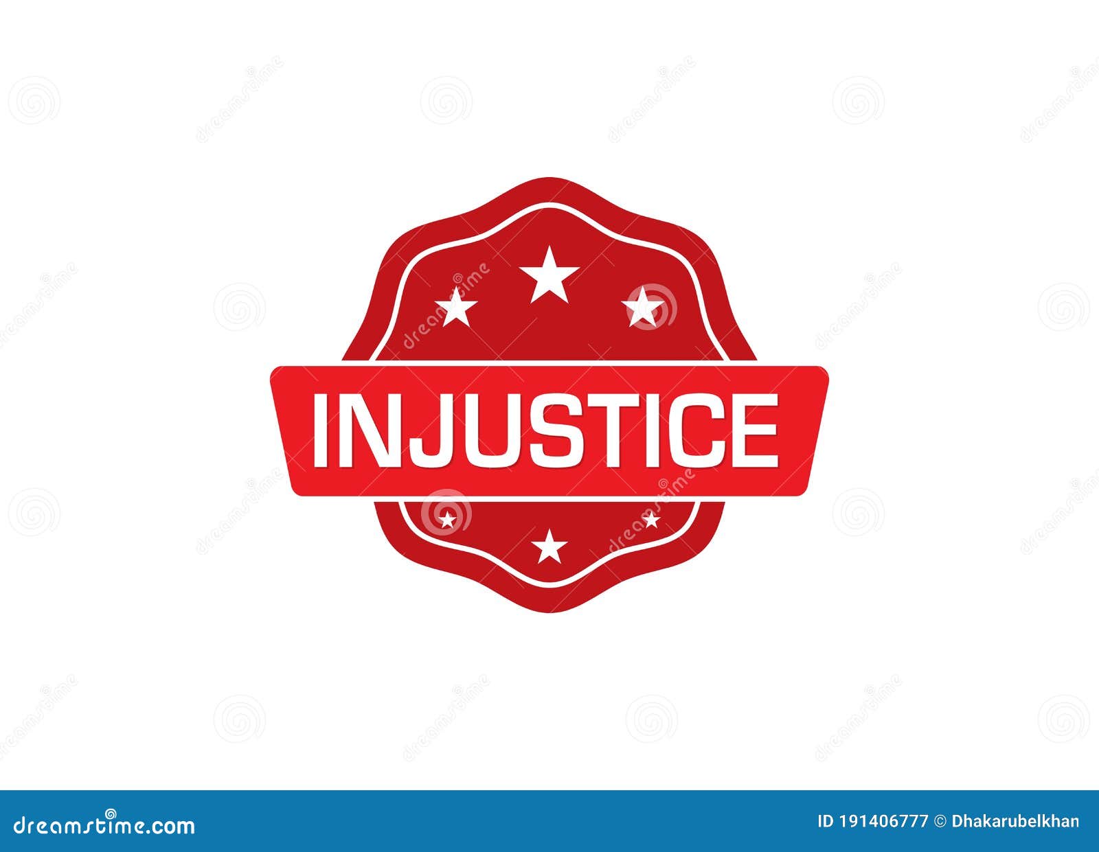 Injustice Label Sticker,Injustice Badge Sign Stock Vector ...
