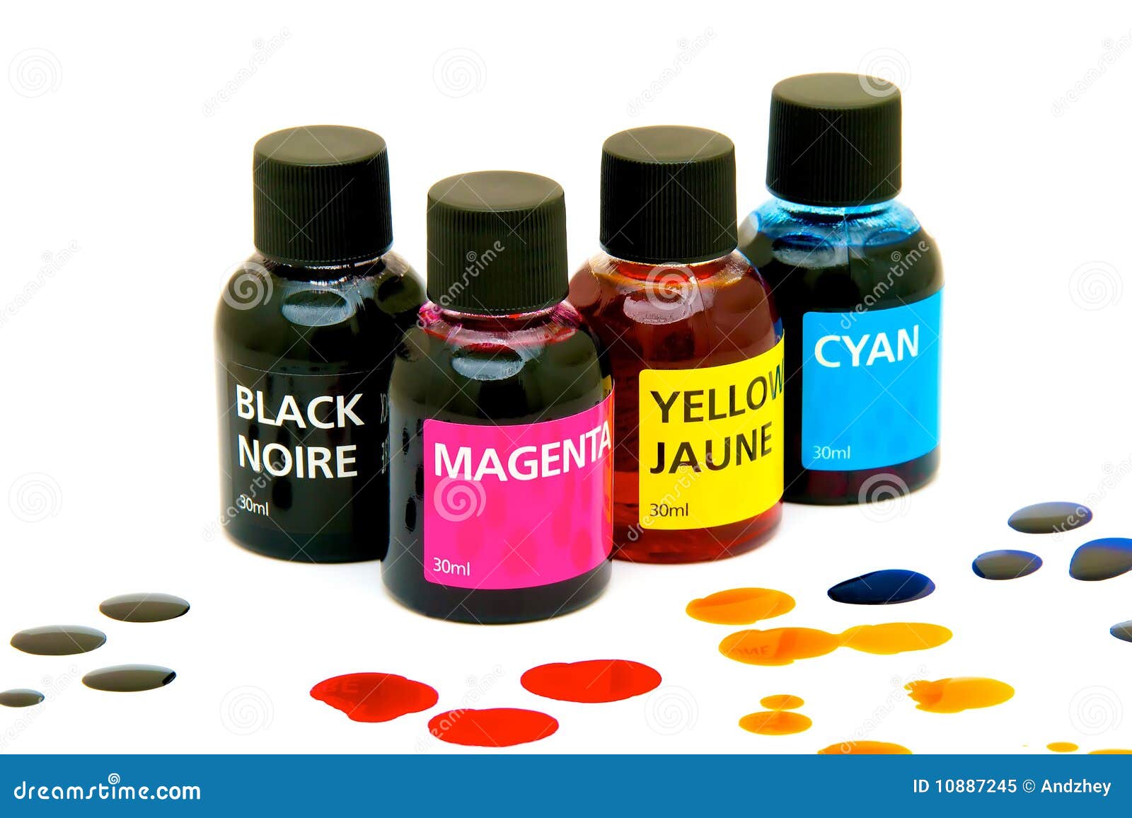Ink stock image. Image of inkjet, container, color, magenta - 10887245