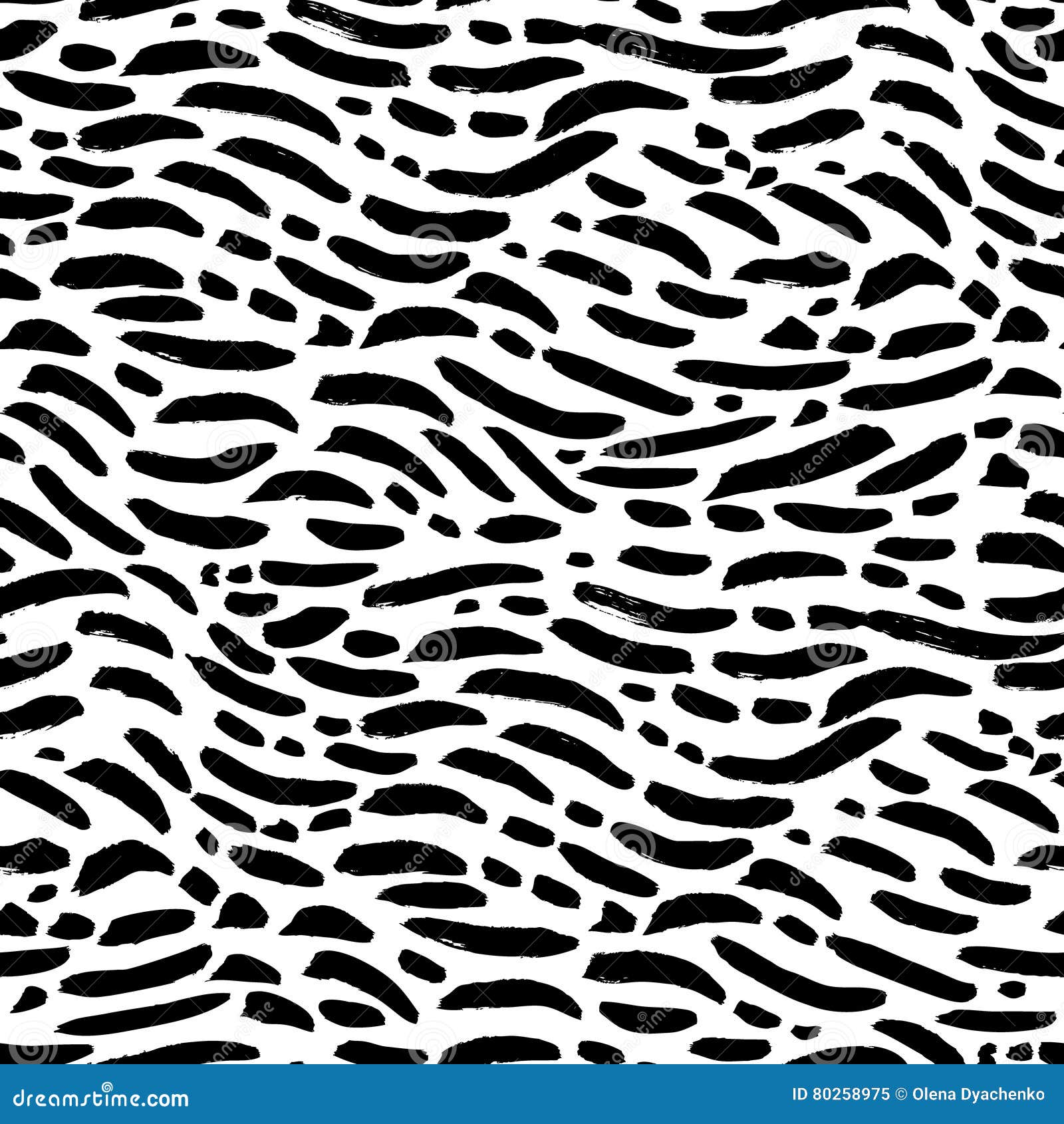 Ink Abstract Seamless Pattern. Background with Artistic Strips Stock ...