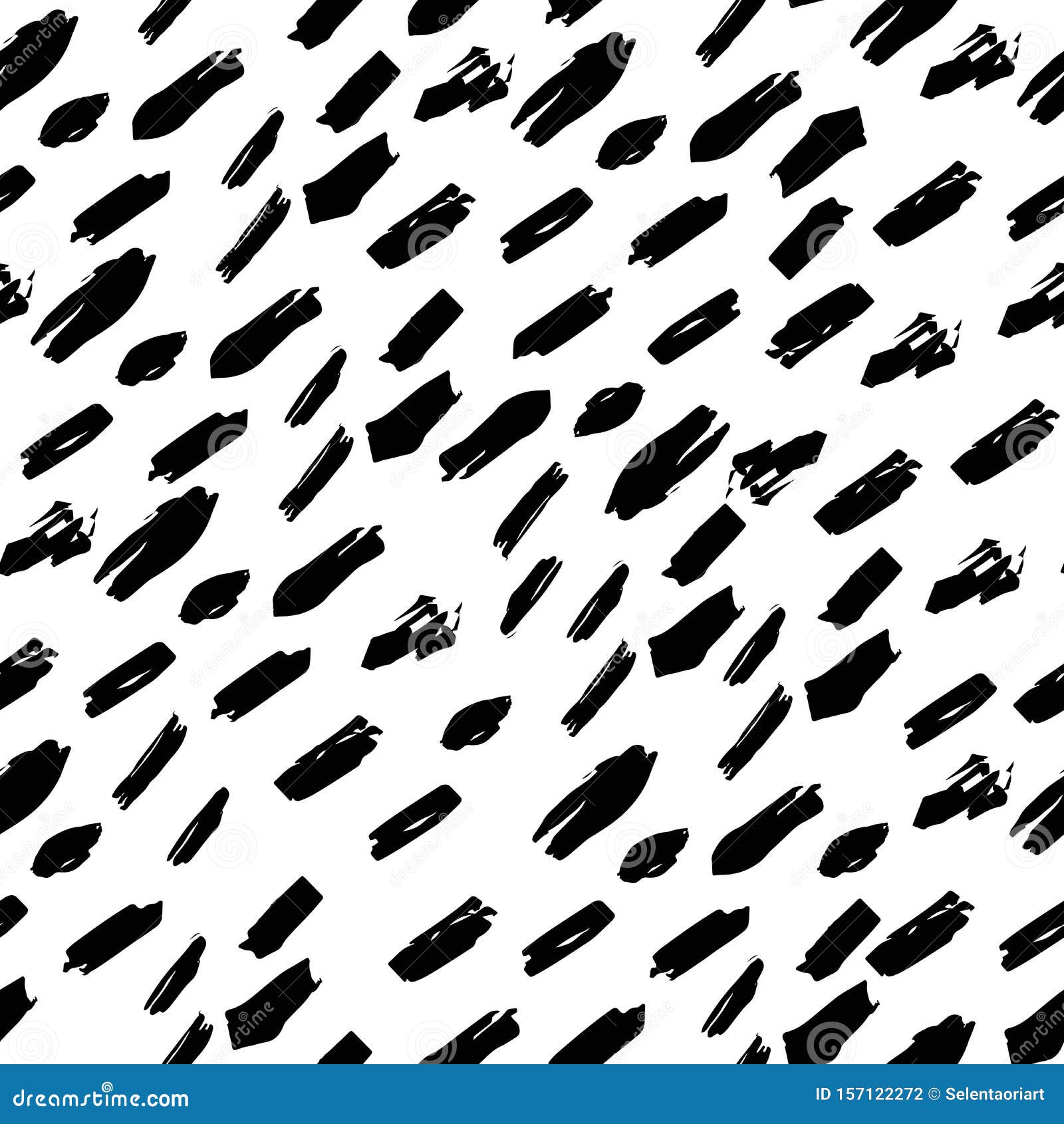Ink Abstract Seamless Pattern Stock Illustration - Illustration of ...
