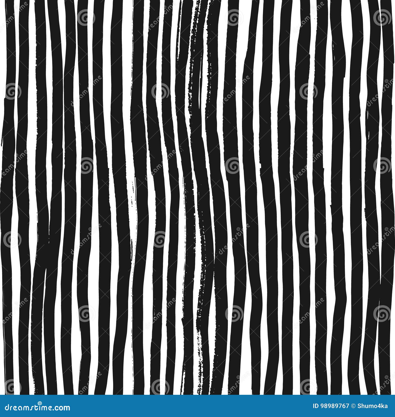 Ink Abstract Stripe Seamless Pattern. Background with Artistic Strokes ...