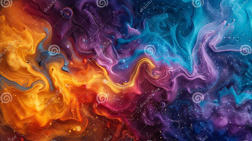 Ink Artistic Patterns, Vibrant Ink Swirls Move and Merge on the ... Ink Artistic Patterns, Vibrant Ink Swirls Move and Merge on the ...