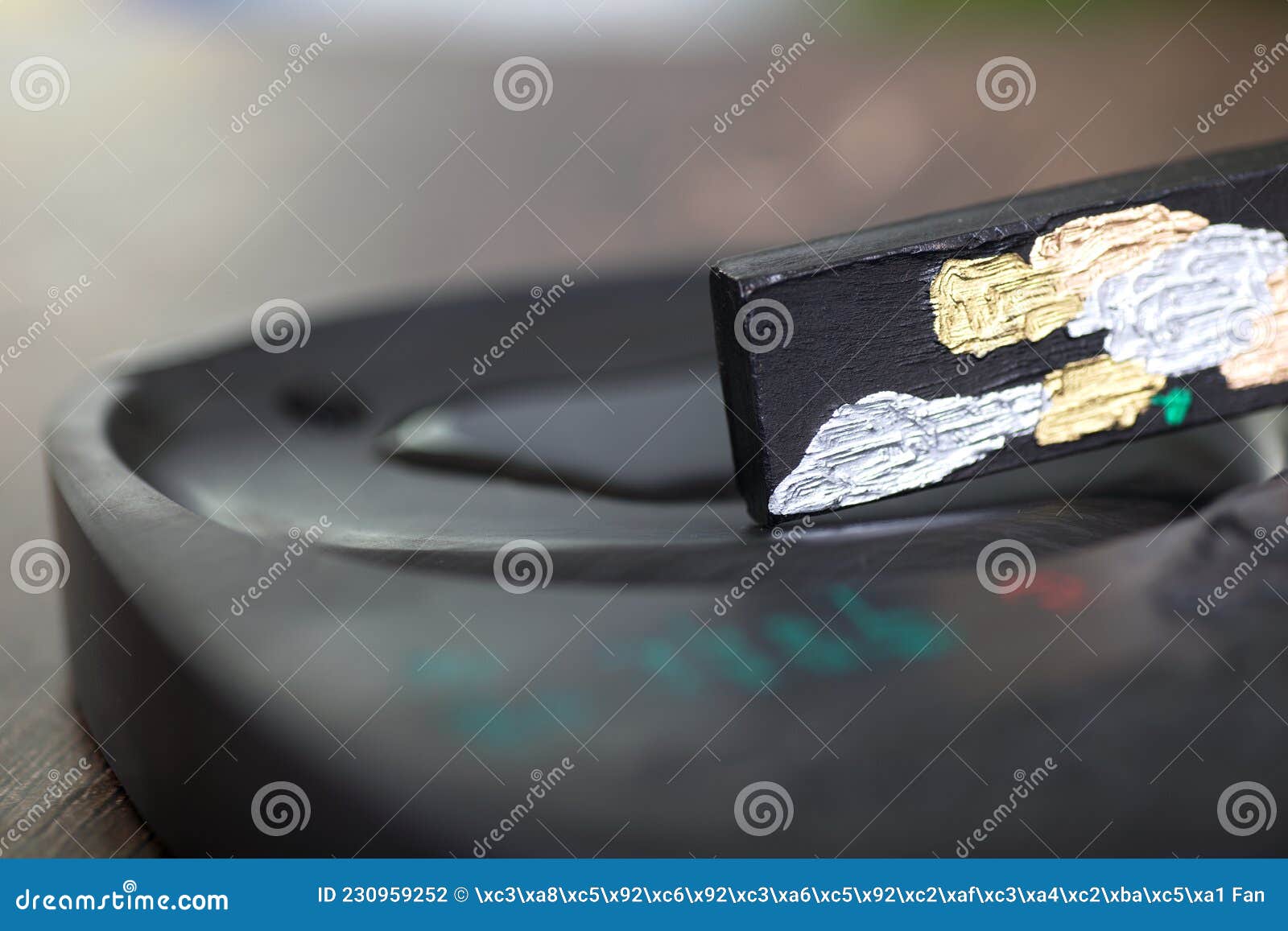 Ink bar in inkstone closed stock photo. Image of tiao - 230959252