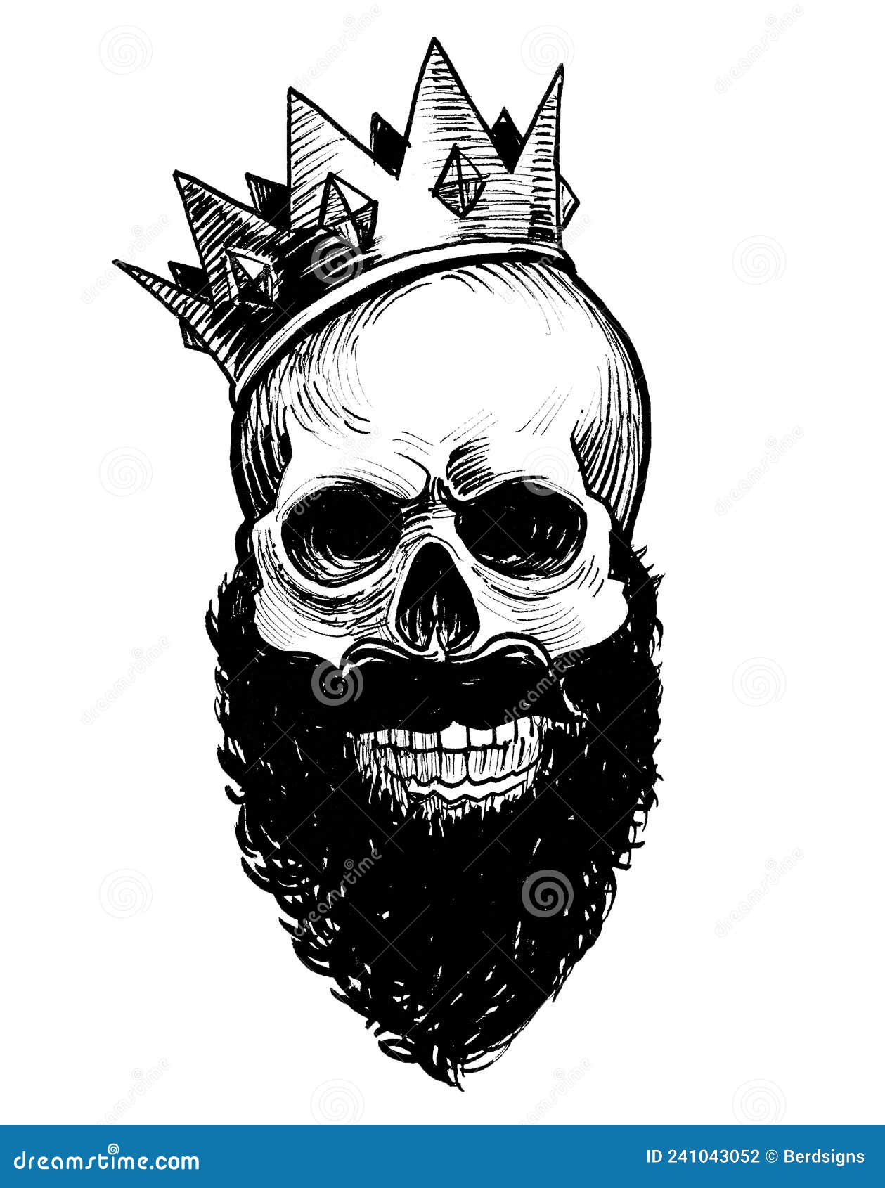 Dead king stock illustration. Illustration of king, black - 241043052