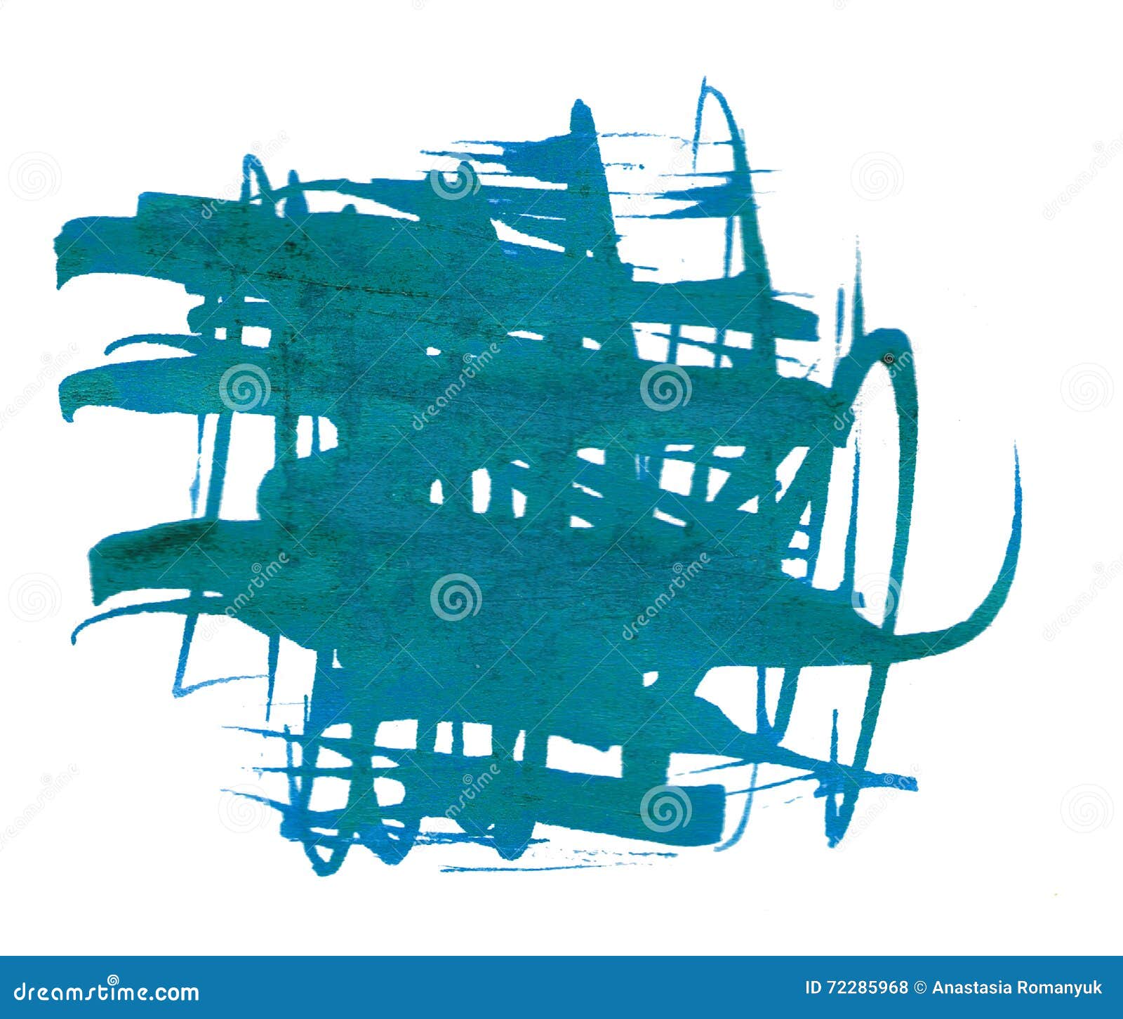 Ink blot abstract stock illustration. Illustration of painted - 72285968