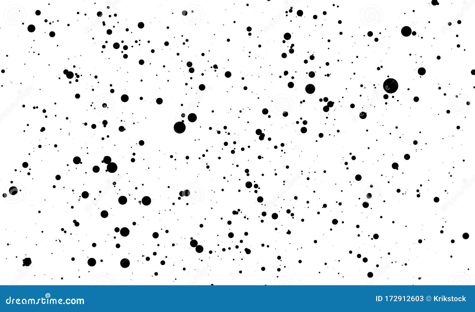 Ink Blot. Dot Background. Vector Illustration Stock Vector ...