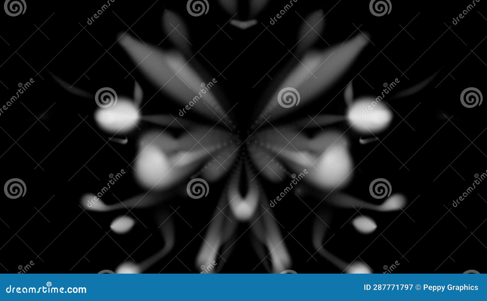 Ink Blot Effect Kaleidoscope Loop Stock Video - Video of creativity ...