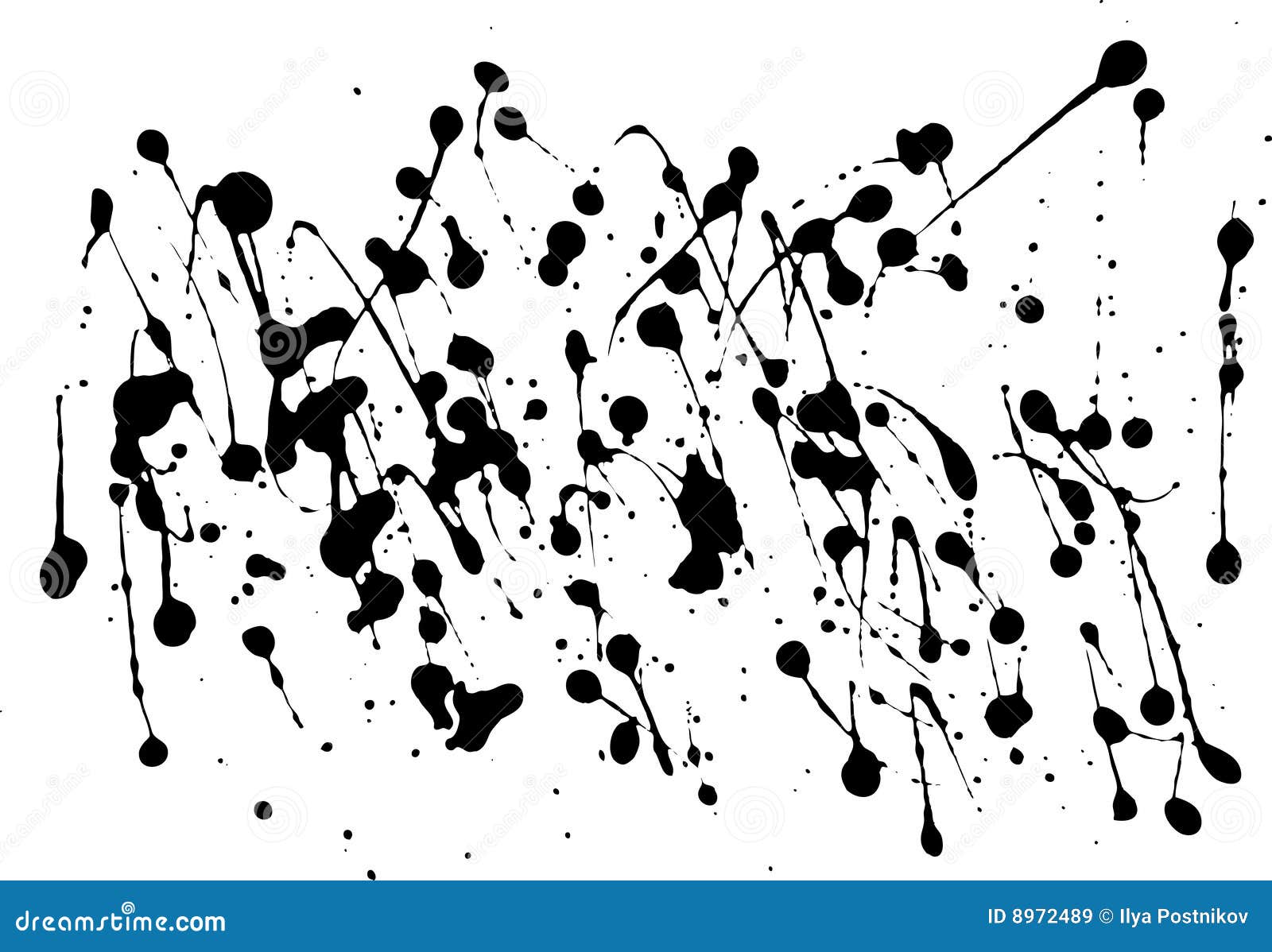 Ink blots stock vector. Illustration of isolated, splashing - 8972489