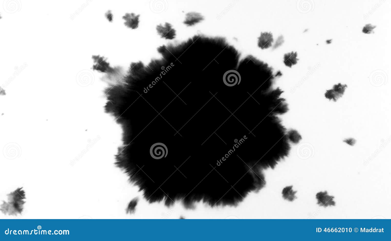 Ink Blots are Falling and Spread. Stock Footage - Video of blob, paper ...
