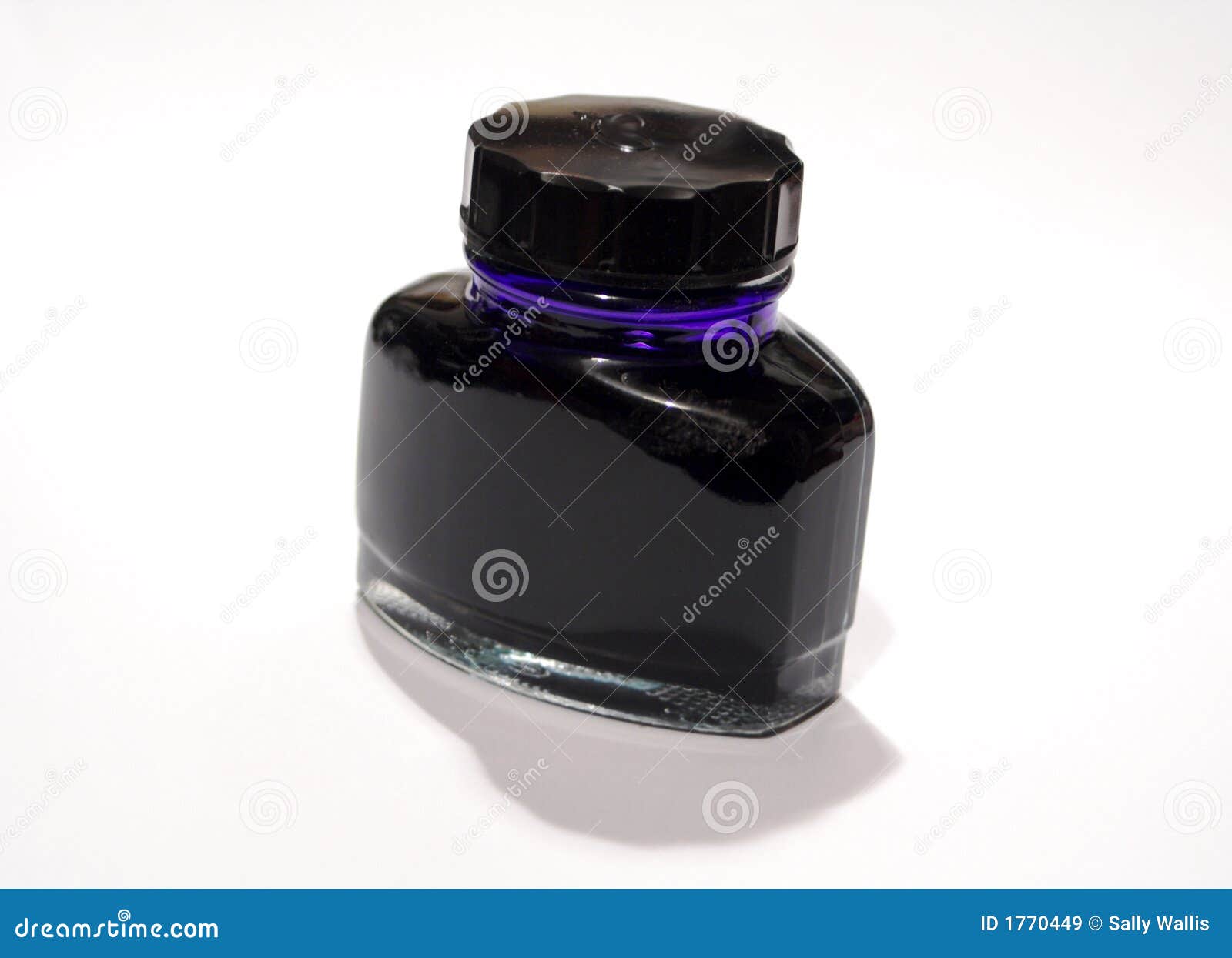 Ink Bottle stock image. Image of writing, bottle, shadow - 1770449