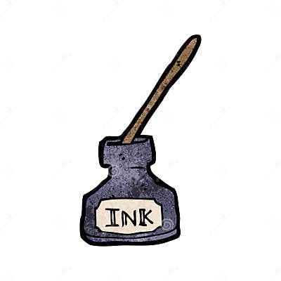 Ink bottle cartoon stock vector. Illustration of sketch - 38064769