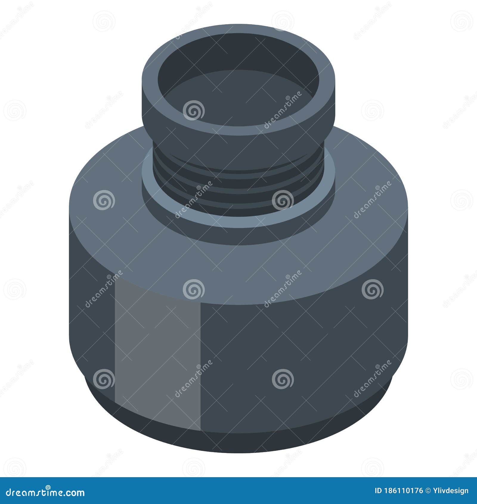 Ink Bottle Icon, Isometric Style Stock Vector - Illustration of black ... Ink Bottle Icon, Isometric Style Stock Vector - Illustration of black ...