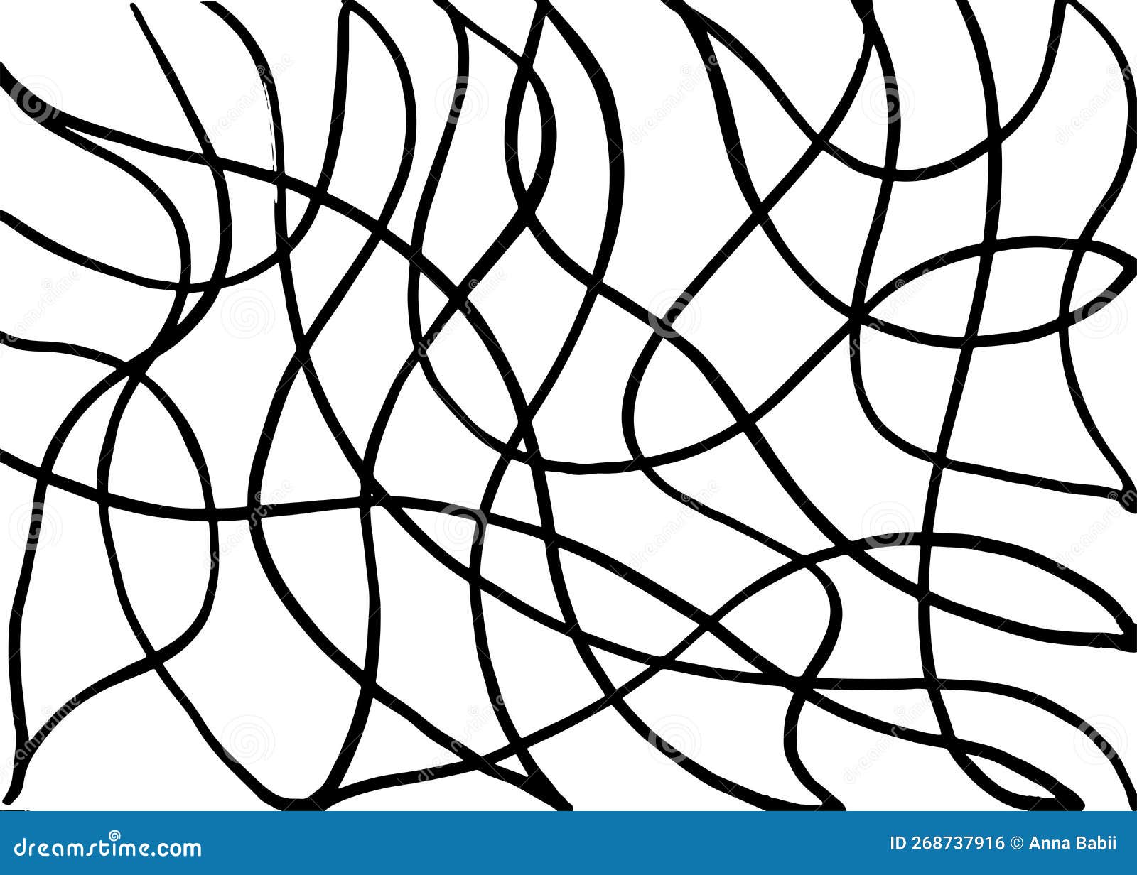 Ink Brush Hand Drawn Grid Texture Stock Vector - Illustration of ...