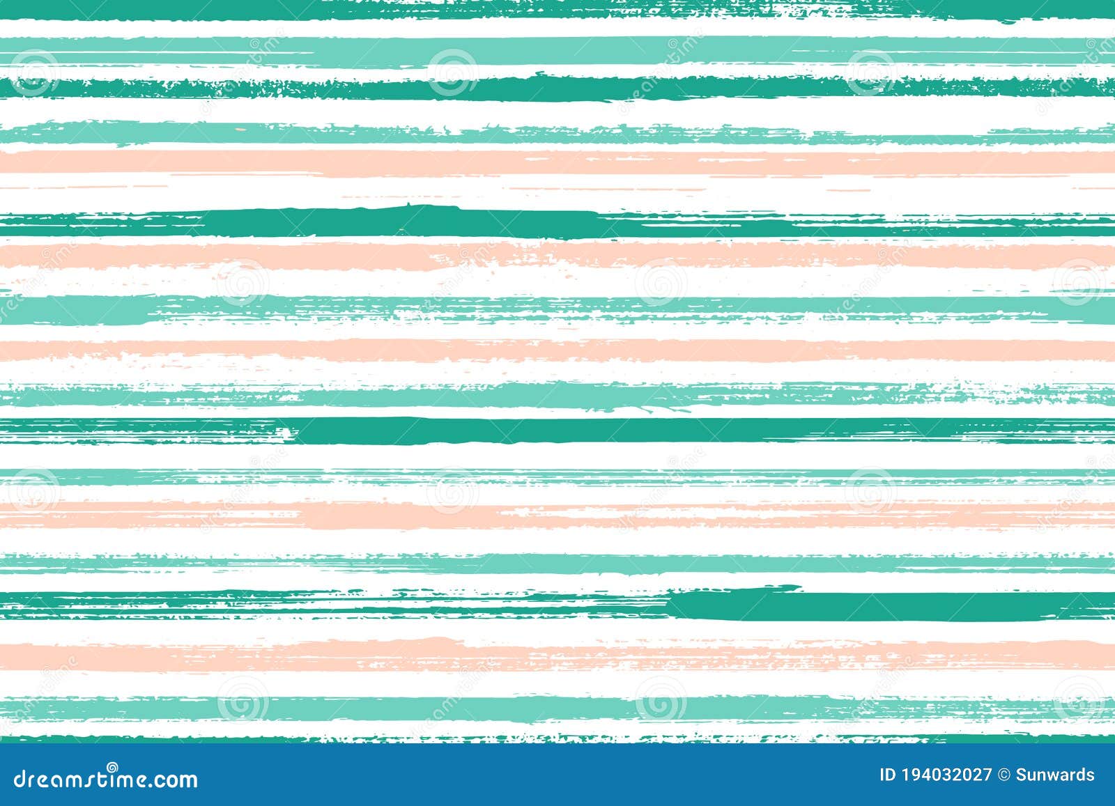 Ink Brush Stroke Parallel Lines Vector Seamless Pattern. Pretty ...