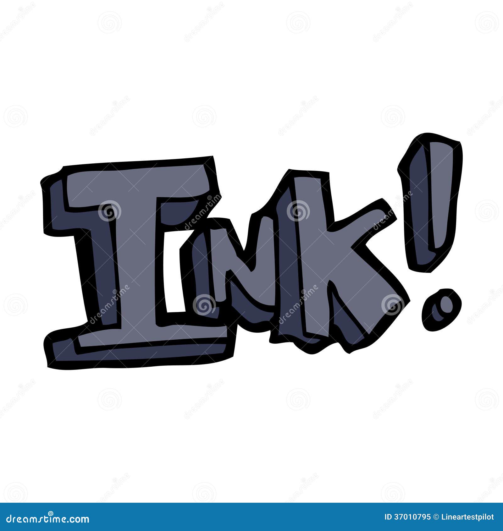 Ink cartoon stock vector. Illustration of cartoon, doodle - 37010795