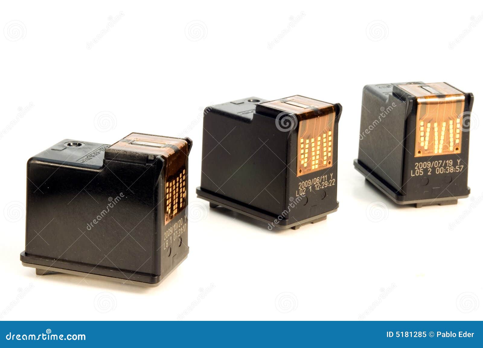 Ink cartridges stock image. Image of electronics, print - 5181285