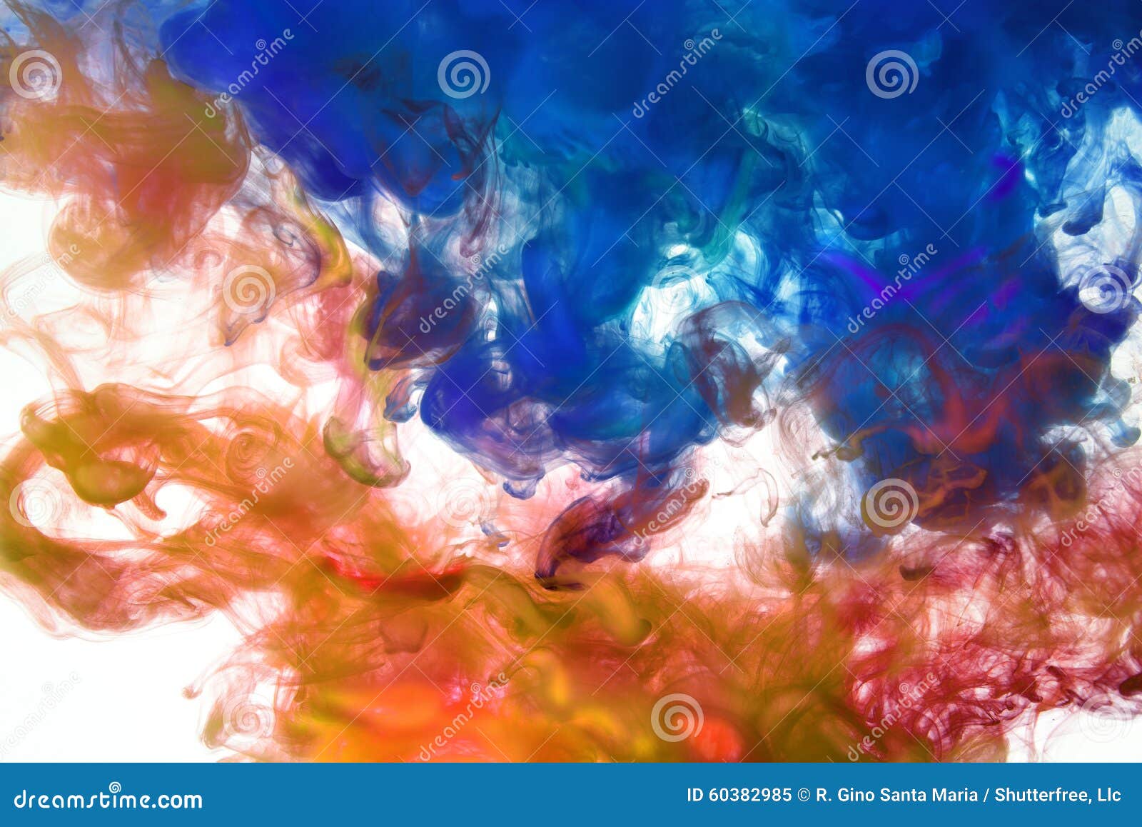 Ink Dissolving in Water stock image. Image of wallpaper - 60382985