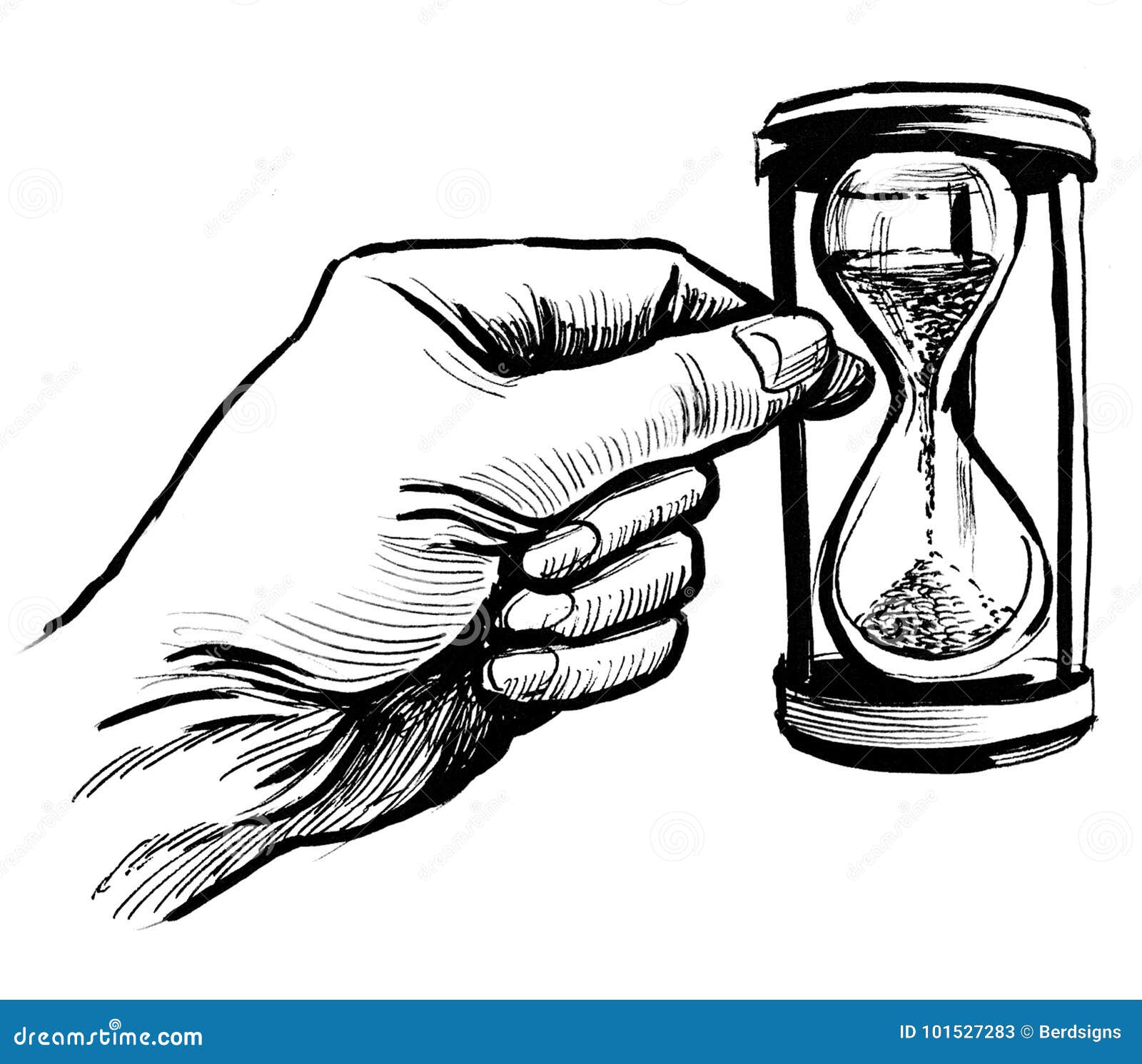 Sand clock stock illustration. Illustration of retro - 101527283