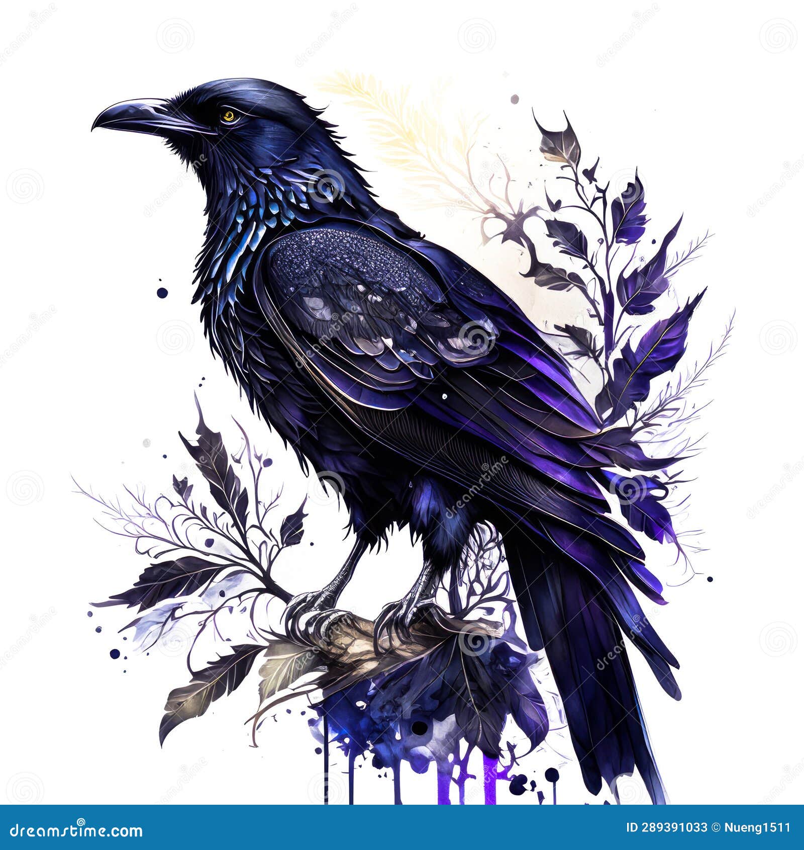 Raven Background Royalty-Free Stock Photography | CartoonDealer.com ...