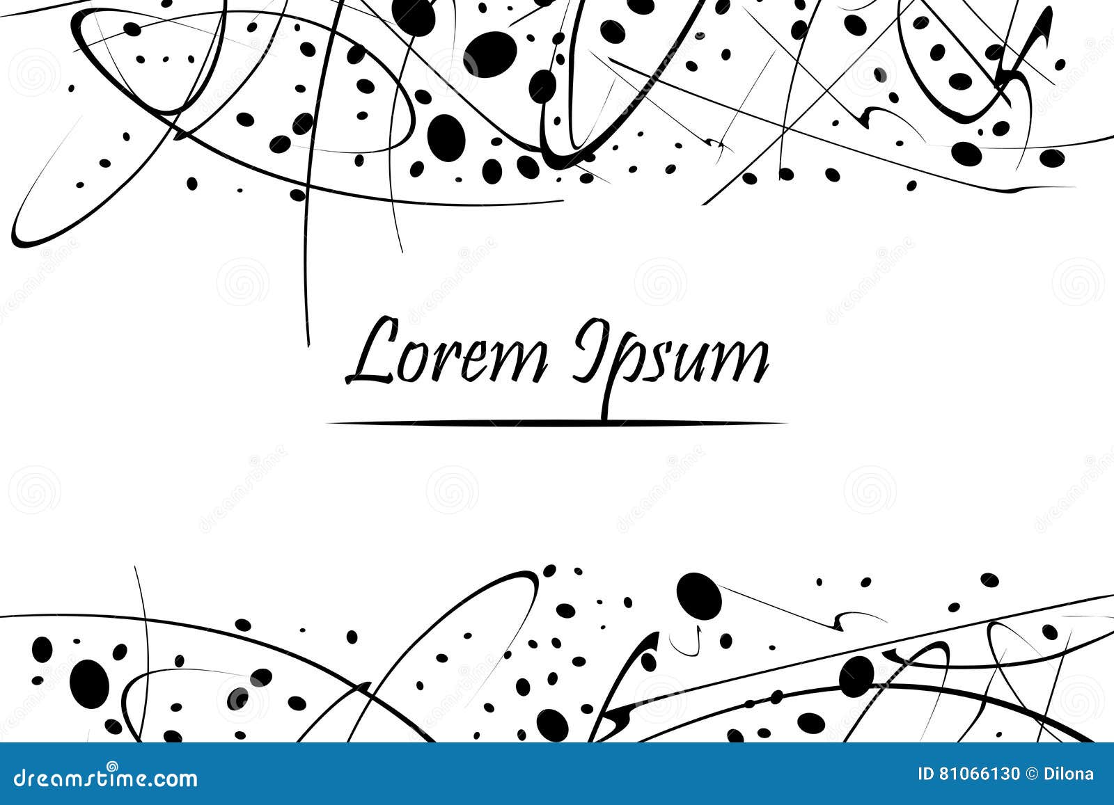 Ink Drips. Spill Out Paint - Vector Illustration. Border, Banner Stock ...