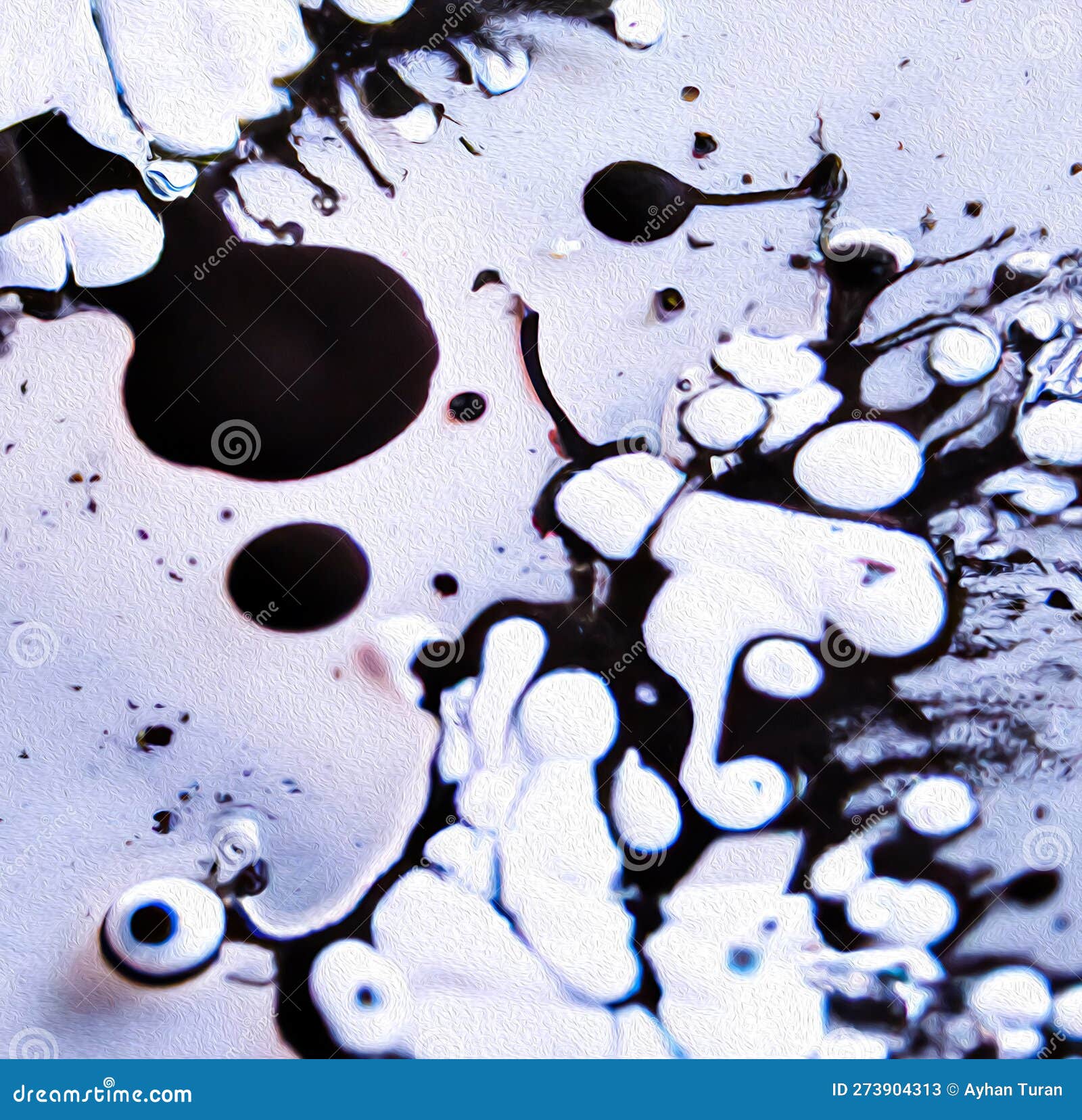 Ink Drop Abstract Background Concept . Stock Illustration ...